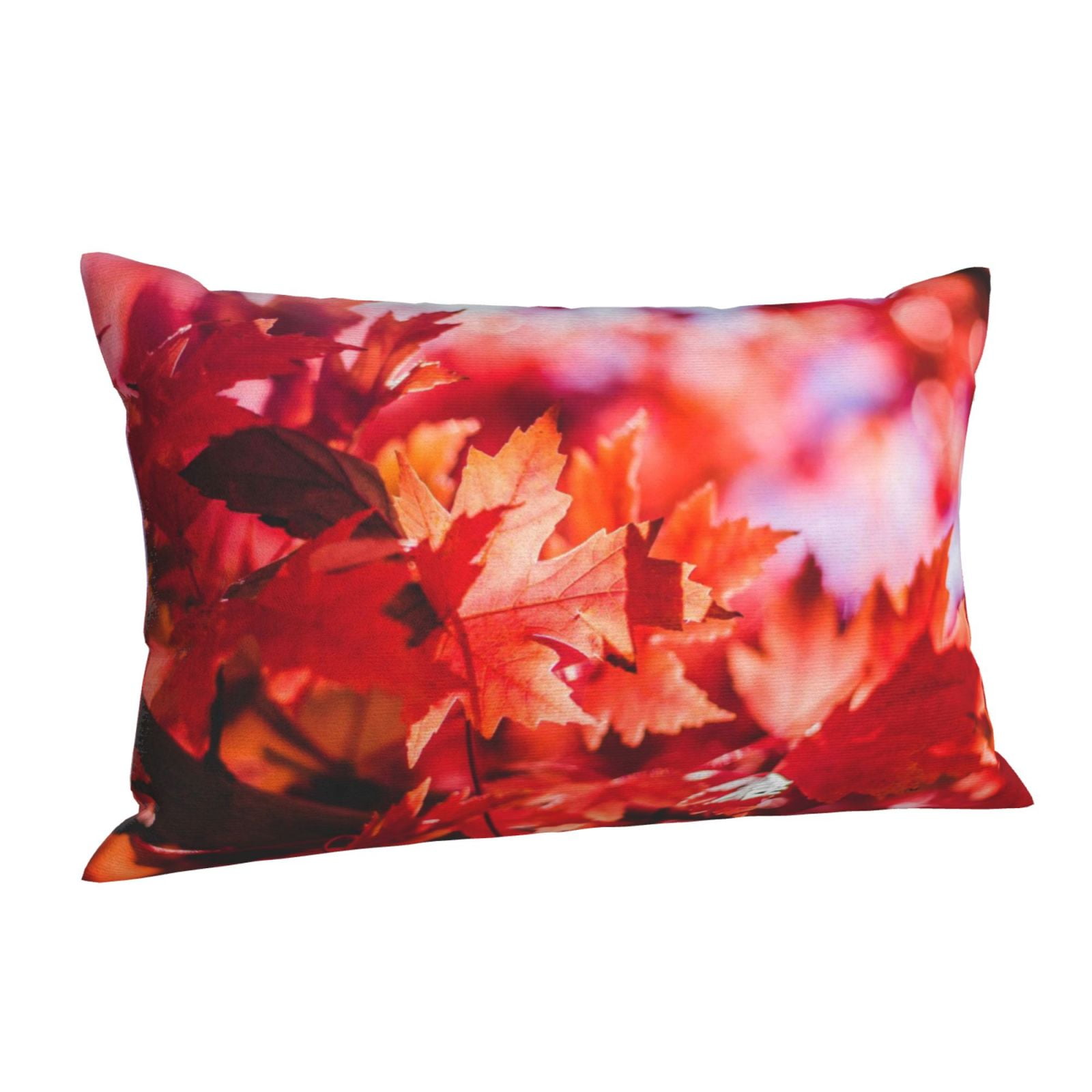 Cauagu Autumn Maple Leaves Print Pillow Covers with Envelope Closure ...
