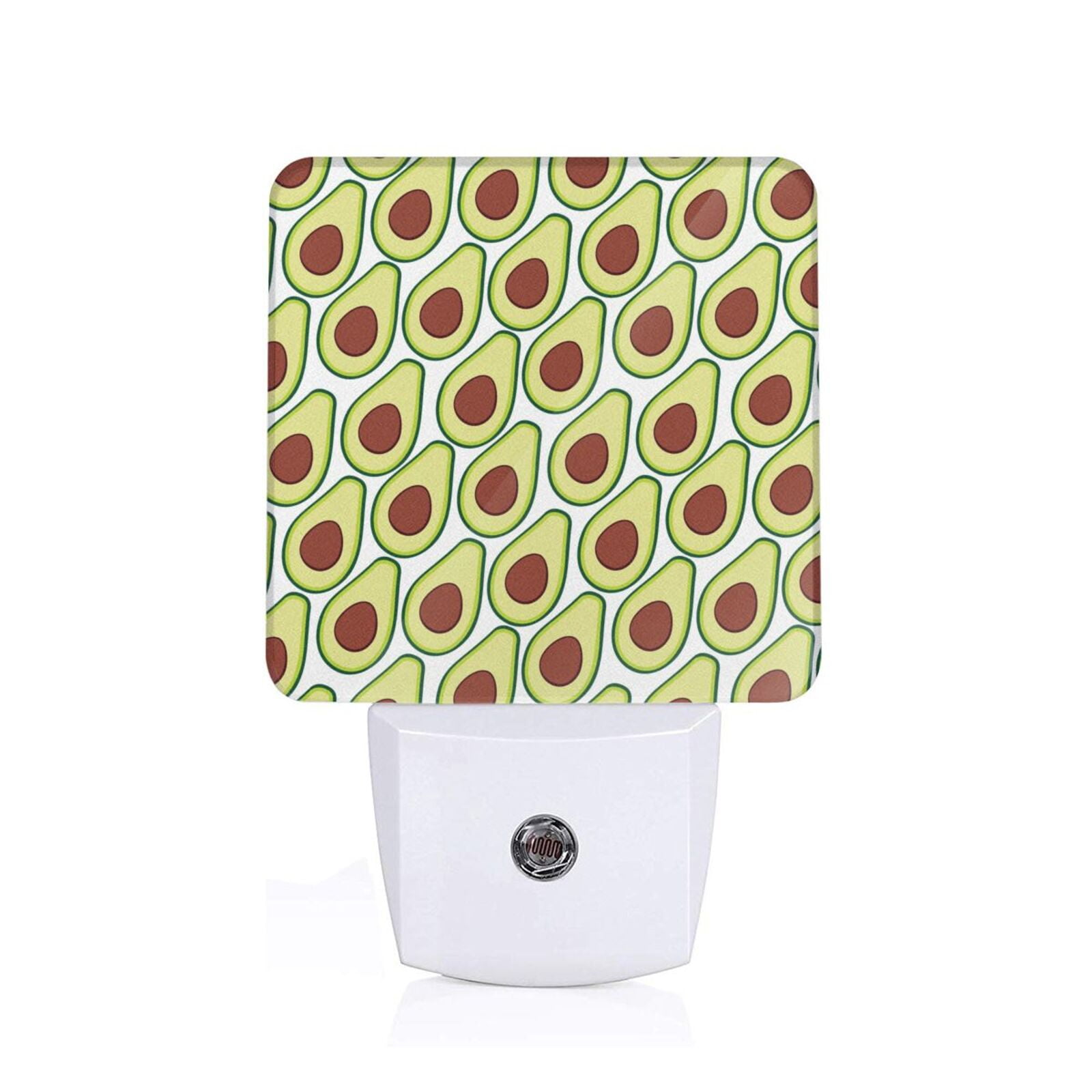Cauagu Avocado Print LED Nightlight,0.5W Night Lights Plug into Wall 1 ...