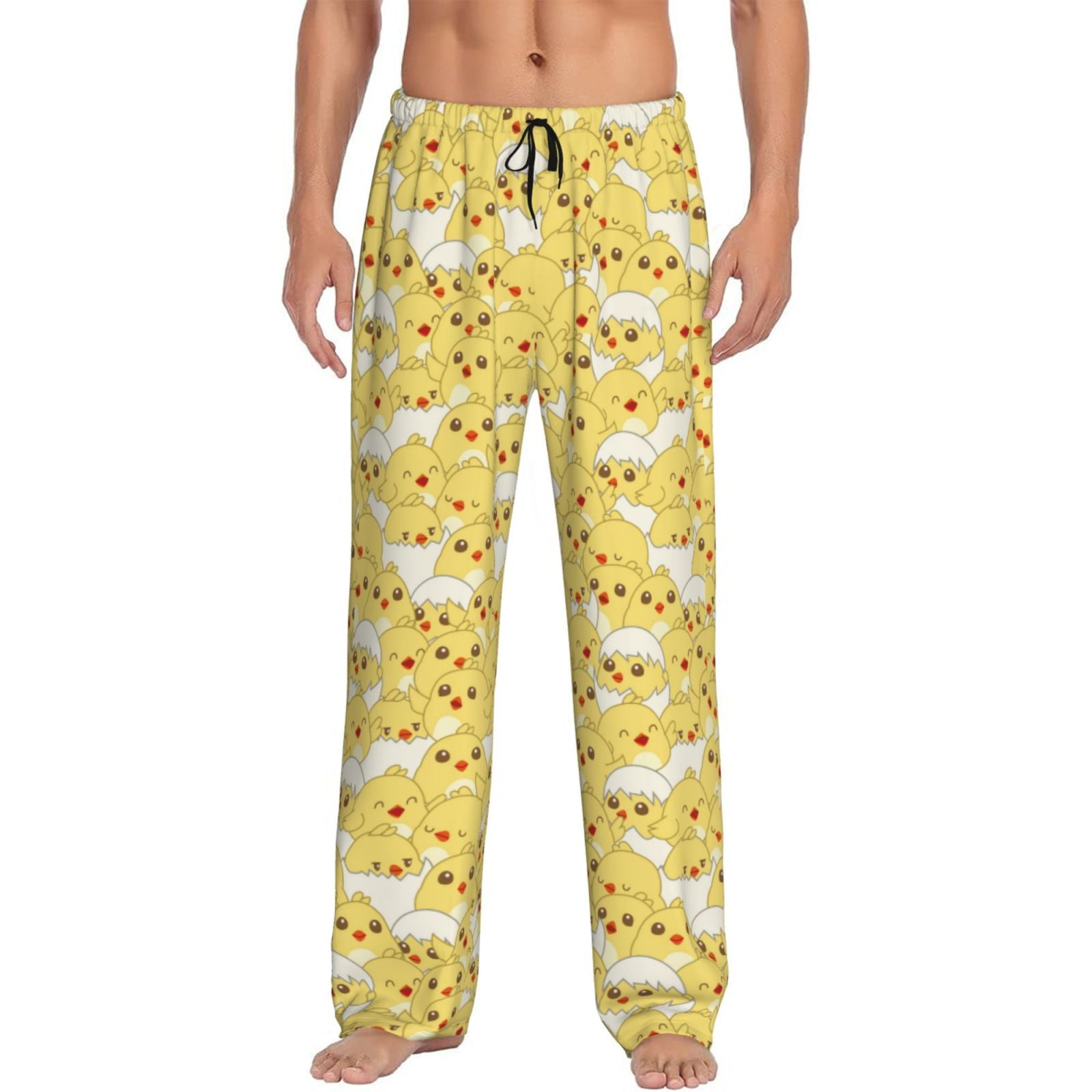Cauagu Baby Chicks Mens Pajama Pants Sleep & Lounge Pants,PJ Bottoms ...