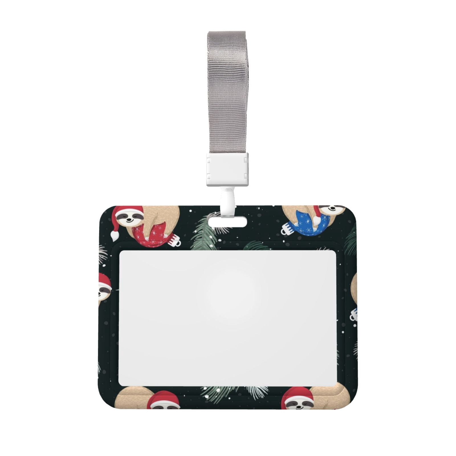 Cauagu Baby Sloths Sleeping for ID Badge Holder,Badge Holder with ...