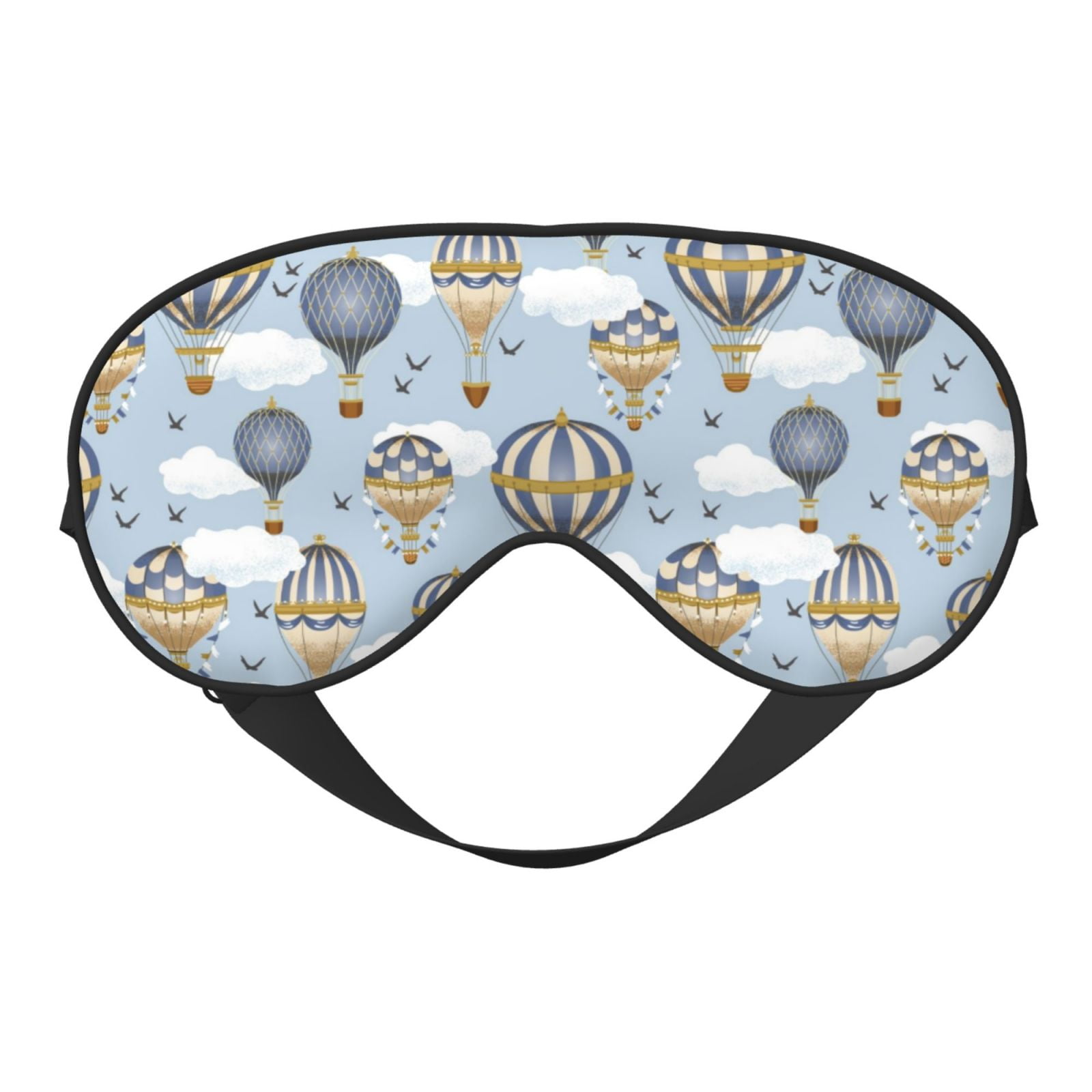 Cauagu Balloon Vintage Print Sleep Eye Mask, Blindfold Eye Sleep Shade ...