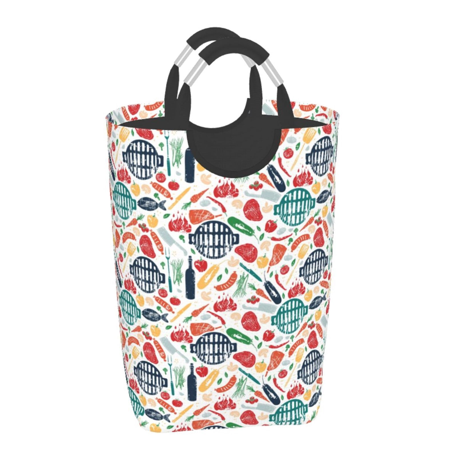 Cauagu Barbecue Print Hamper Basket Bin,Extra Large Dirty Clothes ...