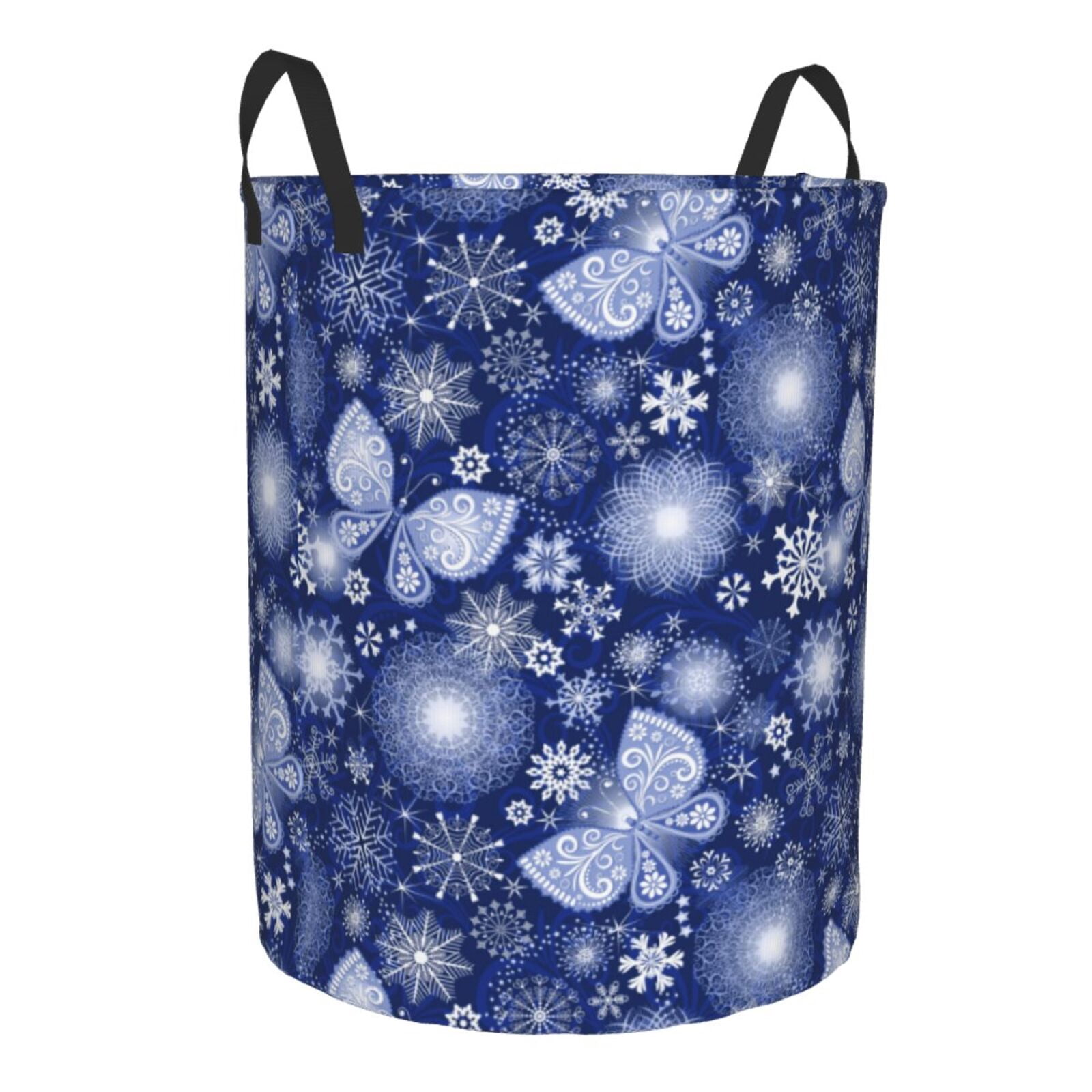 Cauagu Beautiful Snowflake Butterfly for Laundry Basket,Collapsible ...