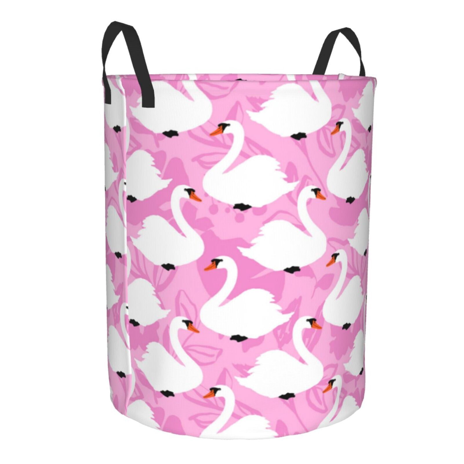 Cauagu Beautiful Swans for Laundry Basket,Collapsible Organizer Basket ...