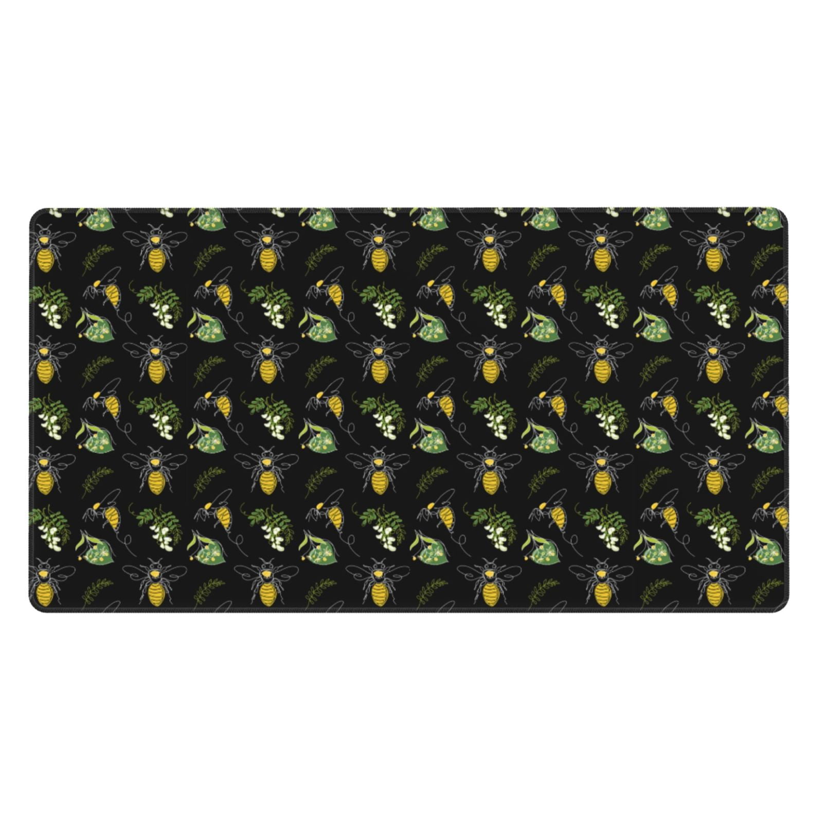 Cauagu Bee Floral for Large Mouse Pad,XXL Extended Gaming Mouse Mat ...