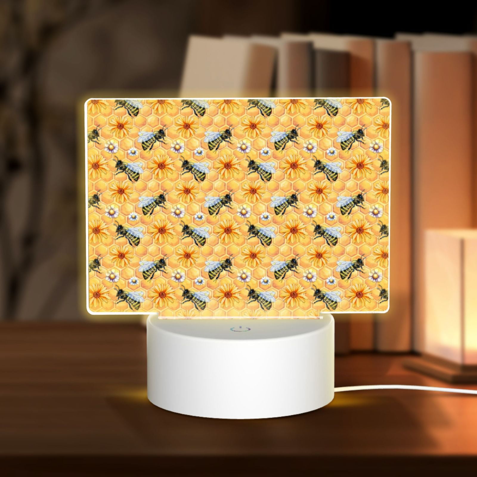 Cauagu Bee Wasp for Rectangle Acrylic Night Light - Acrylic Modern ...