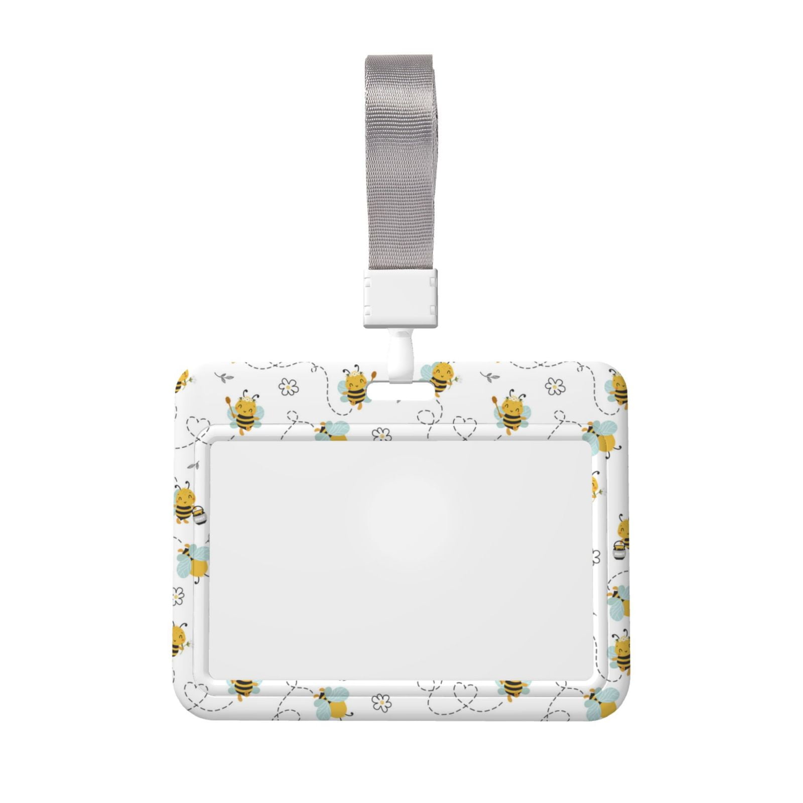 Cauagu Bee for ID Badge Holder,Badge Holder with Windows Key Card Work ...