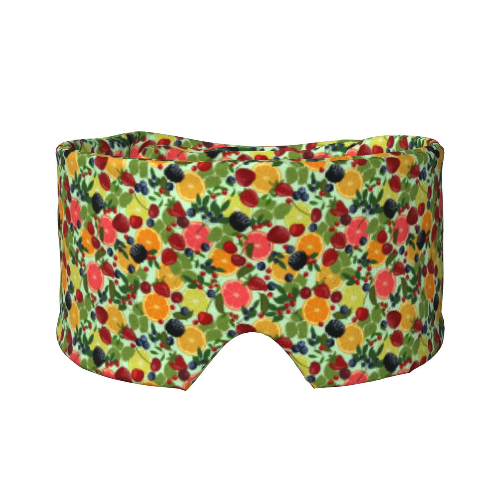 Cauagu Berries And Citrus Print Blocking Sleep Eye Masks- Blackout ...