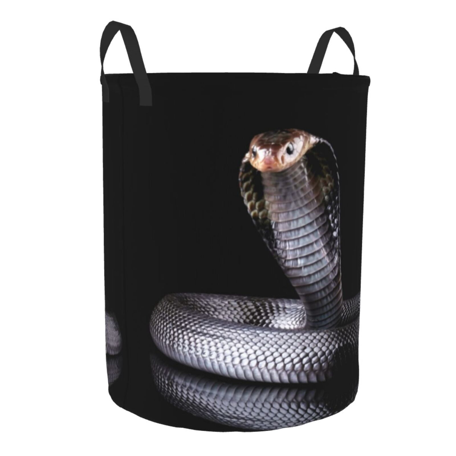 Cauagu Black Cobra Snake for Laundry Basket,Collapsible Organizer ...