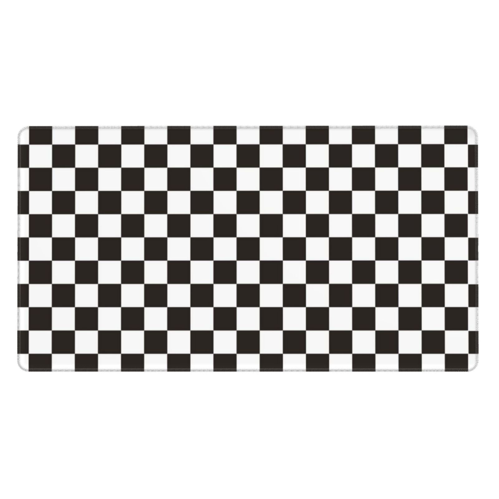 Cauagu Black and White Checkerboard for Large Mouse Pad,XXL Extended ...