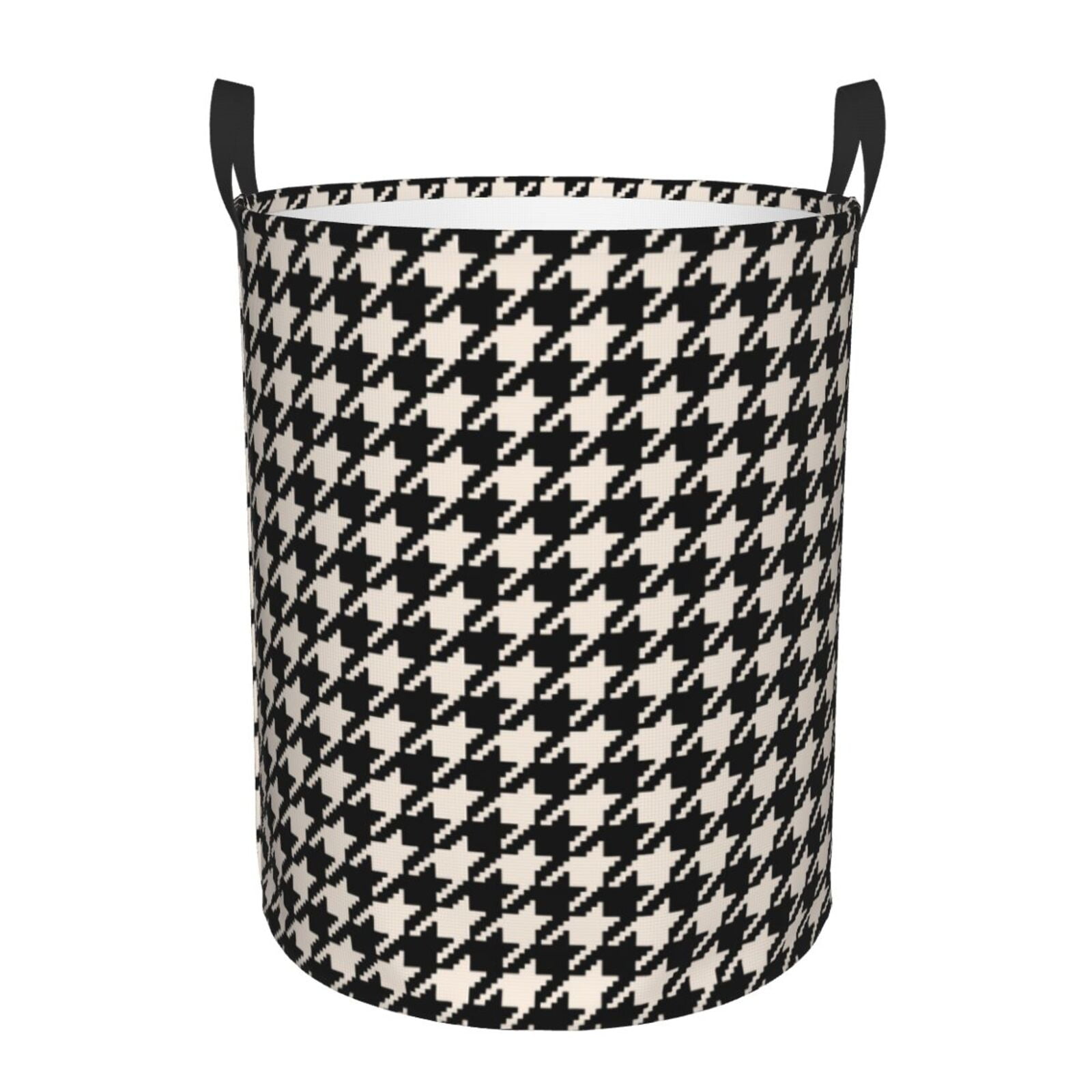 Cauagu Black and white houndstooth for Laundry Basket,Collapsible ...