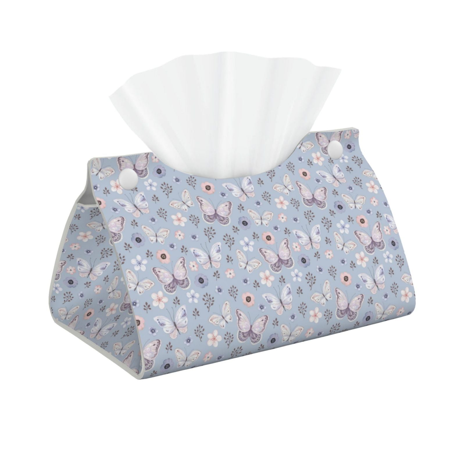 Cauagu Blue Butterfly for Large Tissue Box Cover Rectangular–Plus Size ...