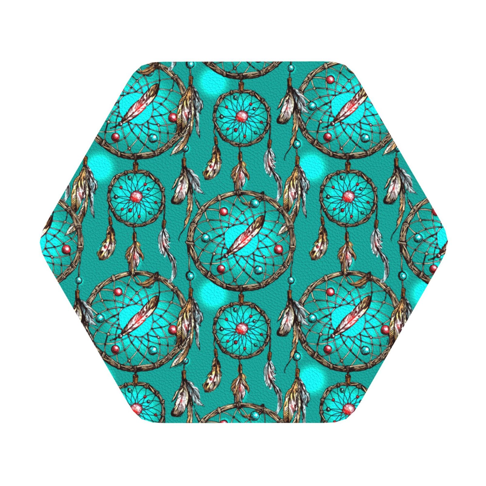 Cauagu Boho Dreamcatcher for Round Coaster,Drink Coasters Set of 4 ...