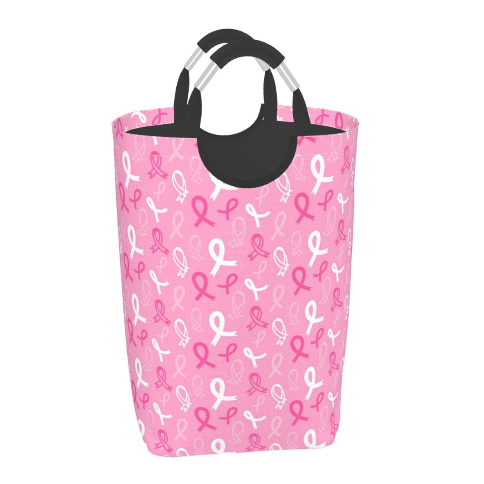 Cauagu Breast Cancer Awareness (3) Print Hamper Basket Bin,Extra Large ...