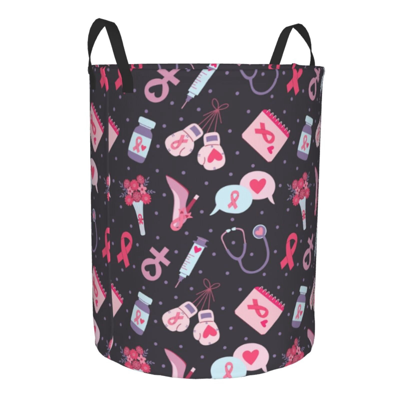 Cauagu Breast Cancer Awareness1 for Laundry Basket,Collapsible ...