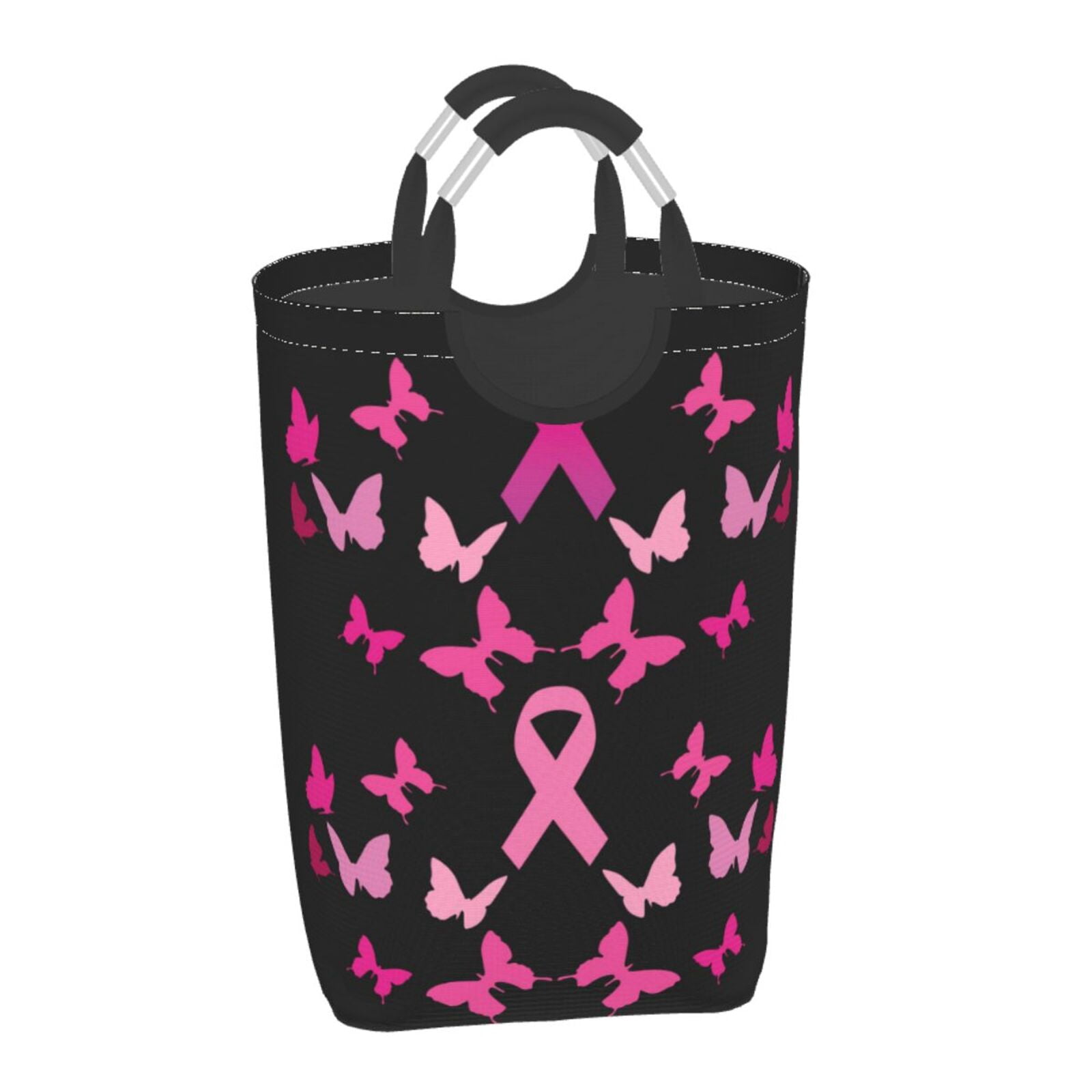Cauagu Breast Cancer Print Hamper Basket Bin,Extra Large Dirty Clothes ...