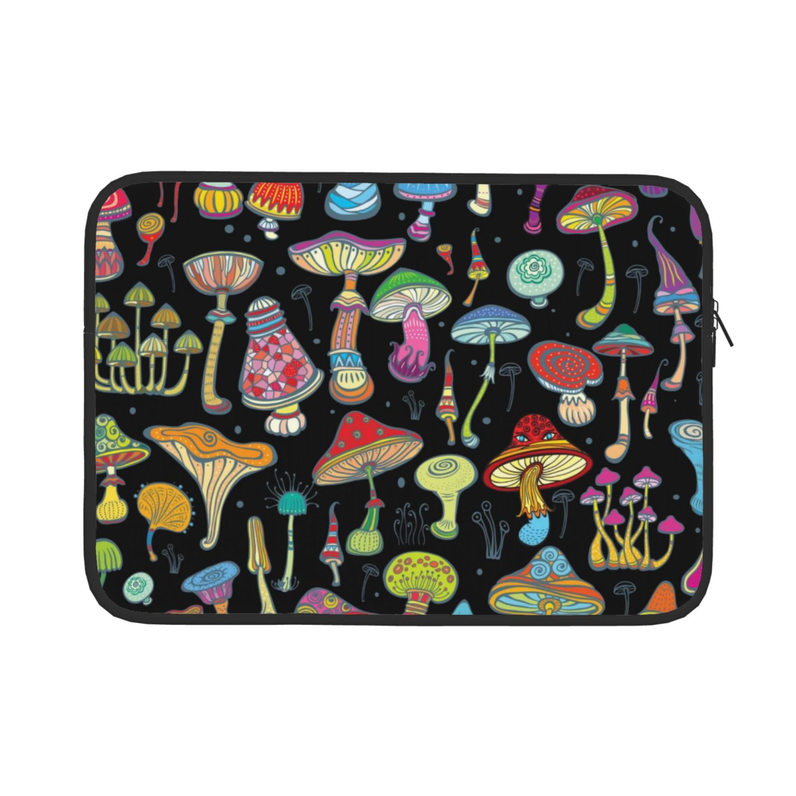 Cauagu Bright Mushrooms Print Laptop Sleeve Case, Laptop Cover Portable ...