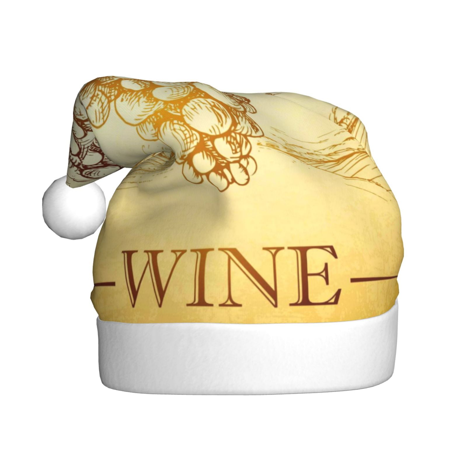 Cauagu Bunch of Grapes for Adult Christmas Hat,1-Pack Xmas Holiday Hat ...