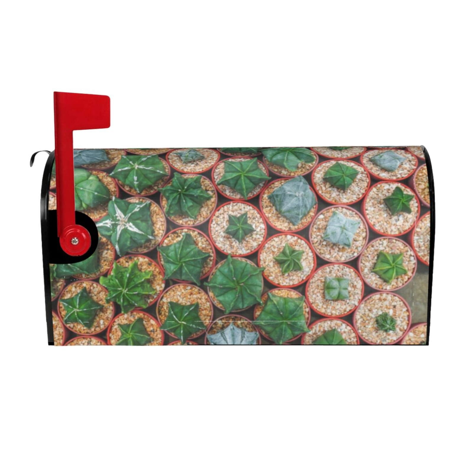 Cauagu Cactus 4 Pattern Magnetic Mailbox Covers, Mailbox Cover ...