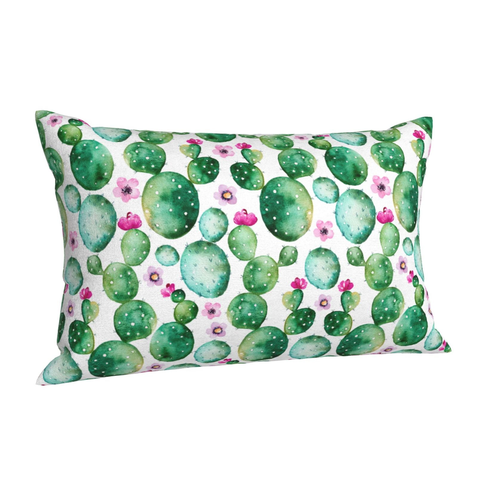 Cauagu Cactus Plants Print Pillow Covers with Envelope Closure,1PC ...