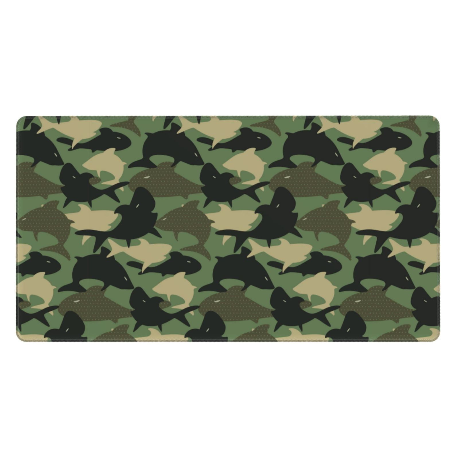 Cauagu Camouflage Shark for Large Mouse Pad,XXL Extended Gaming Mouse ...