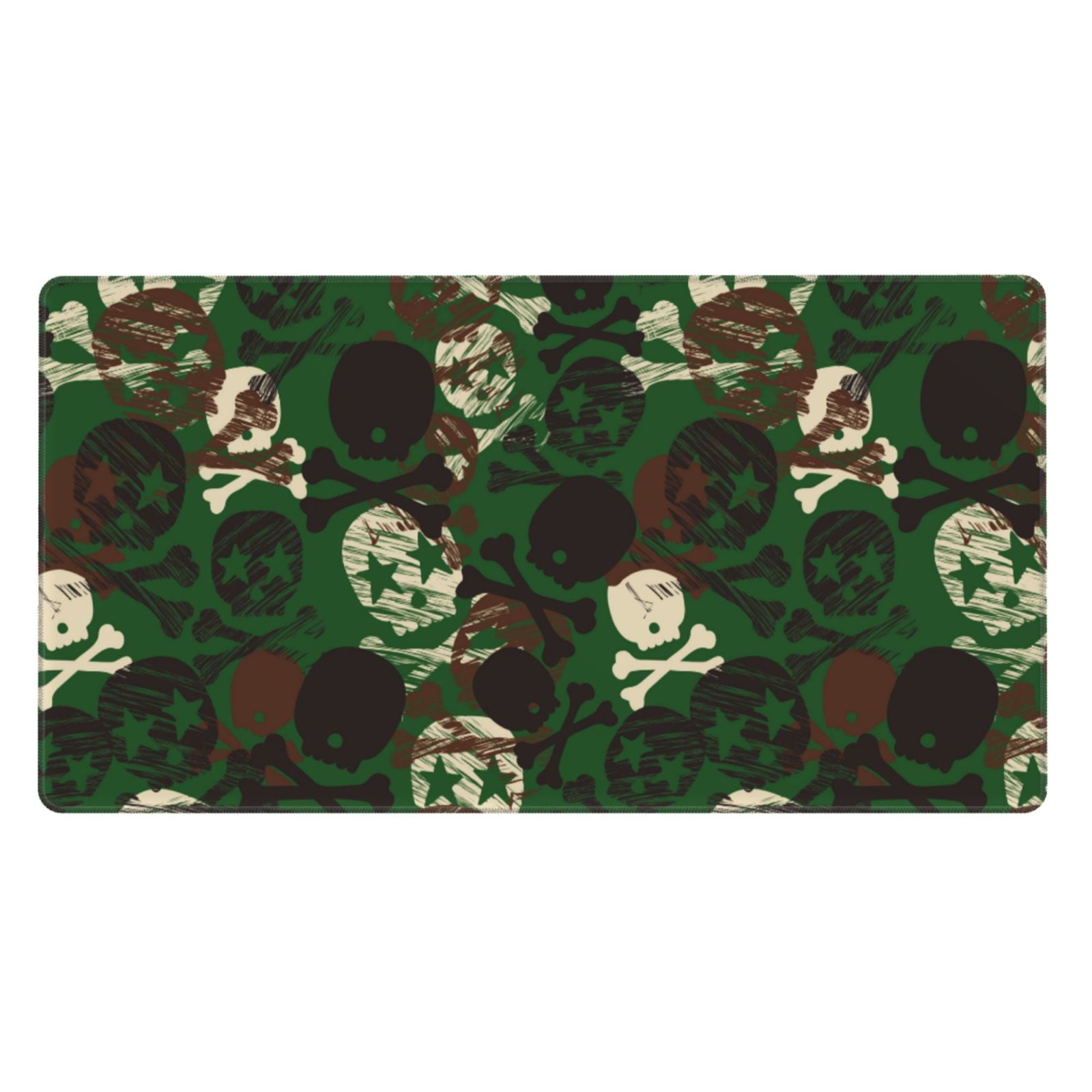 Cauagu Camouflage Skull for Large Mouse Pad,XXL Extended Gaming Mouse ...