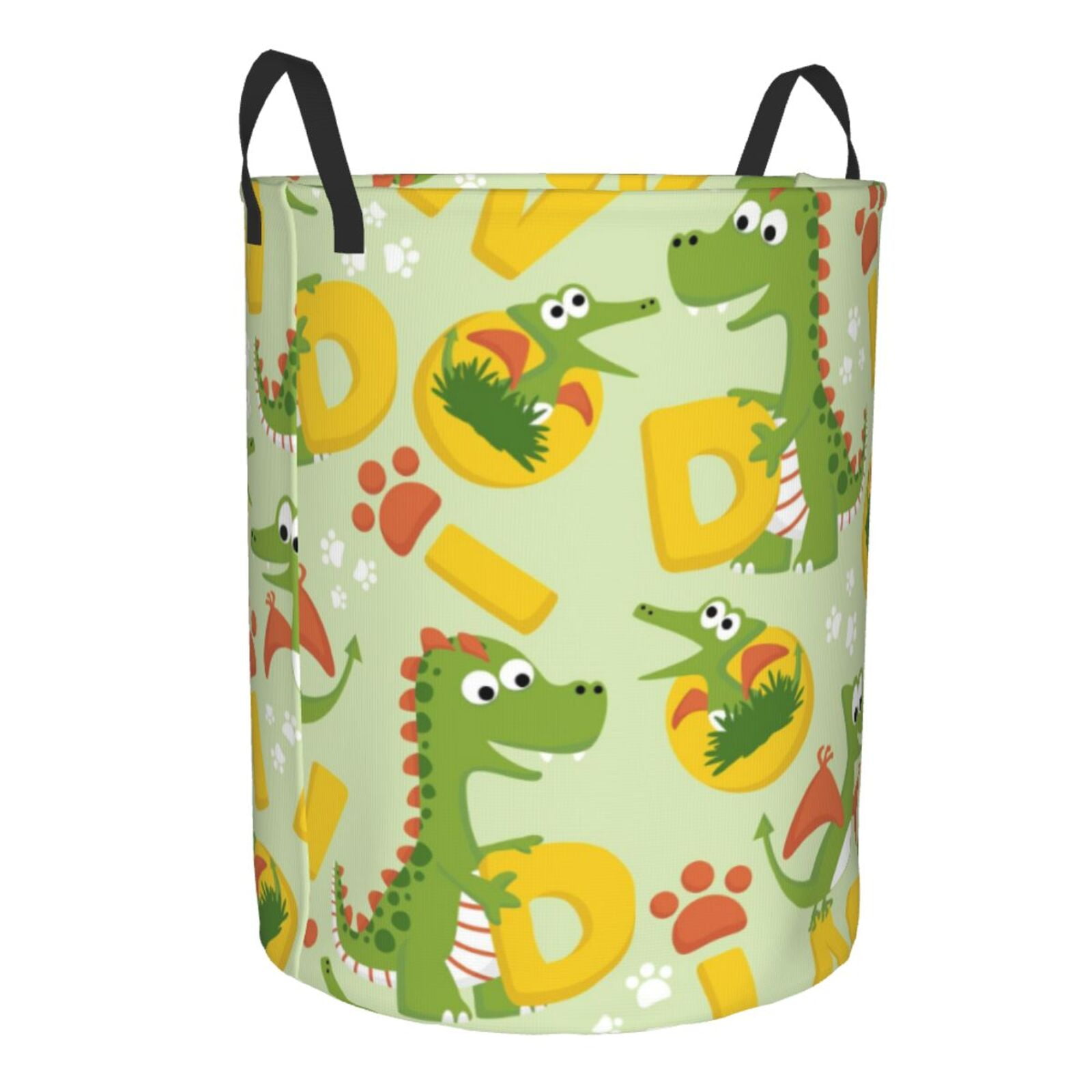 Cauagu Cartoon Dinosaurs for Laundry Basket,Collapsible Organizer ...