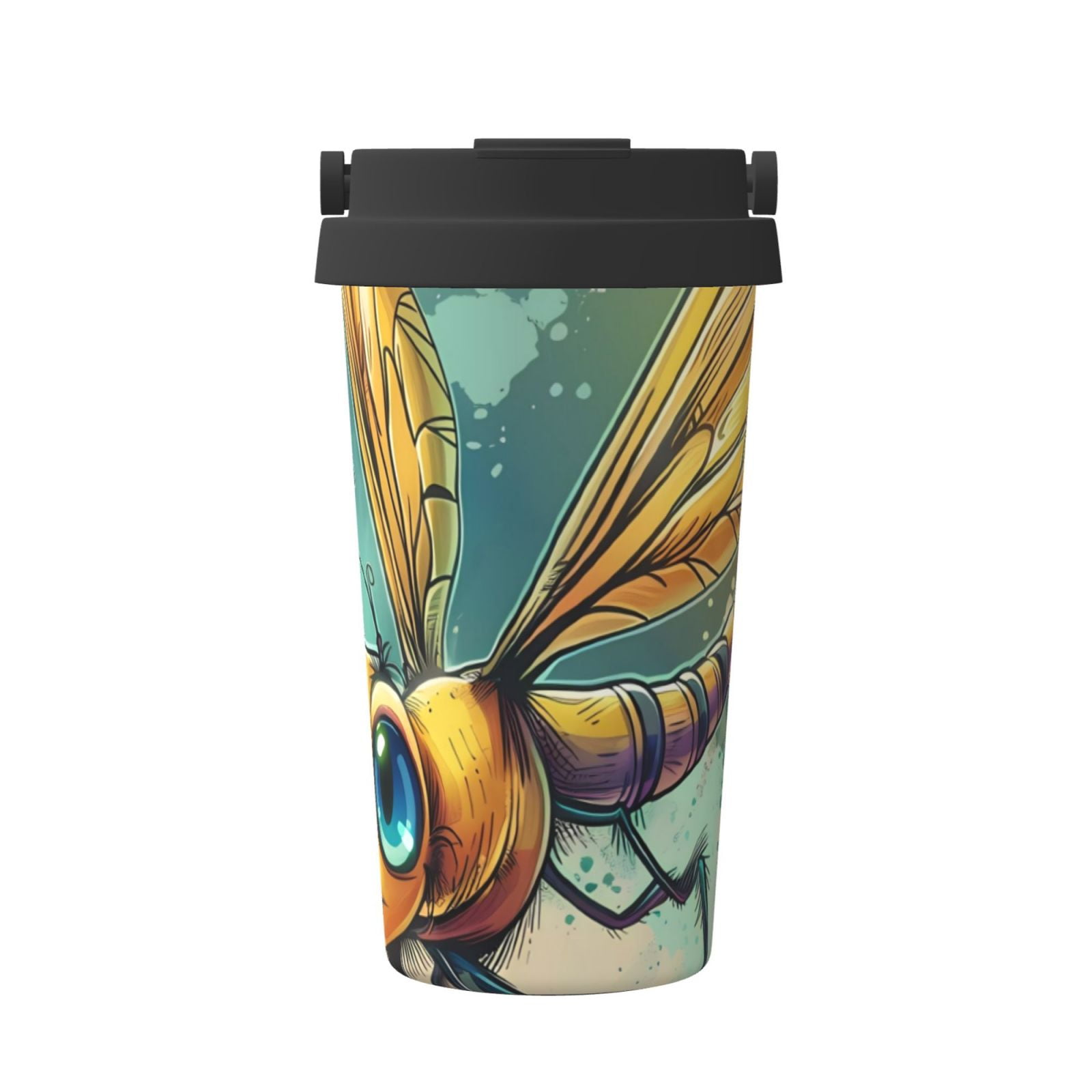 Cauagu Cartoon Dragonfly Art for Stainless Steel Vacuum Insulated ...