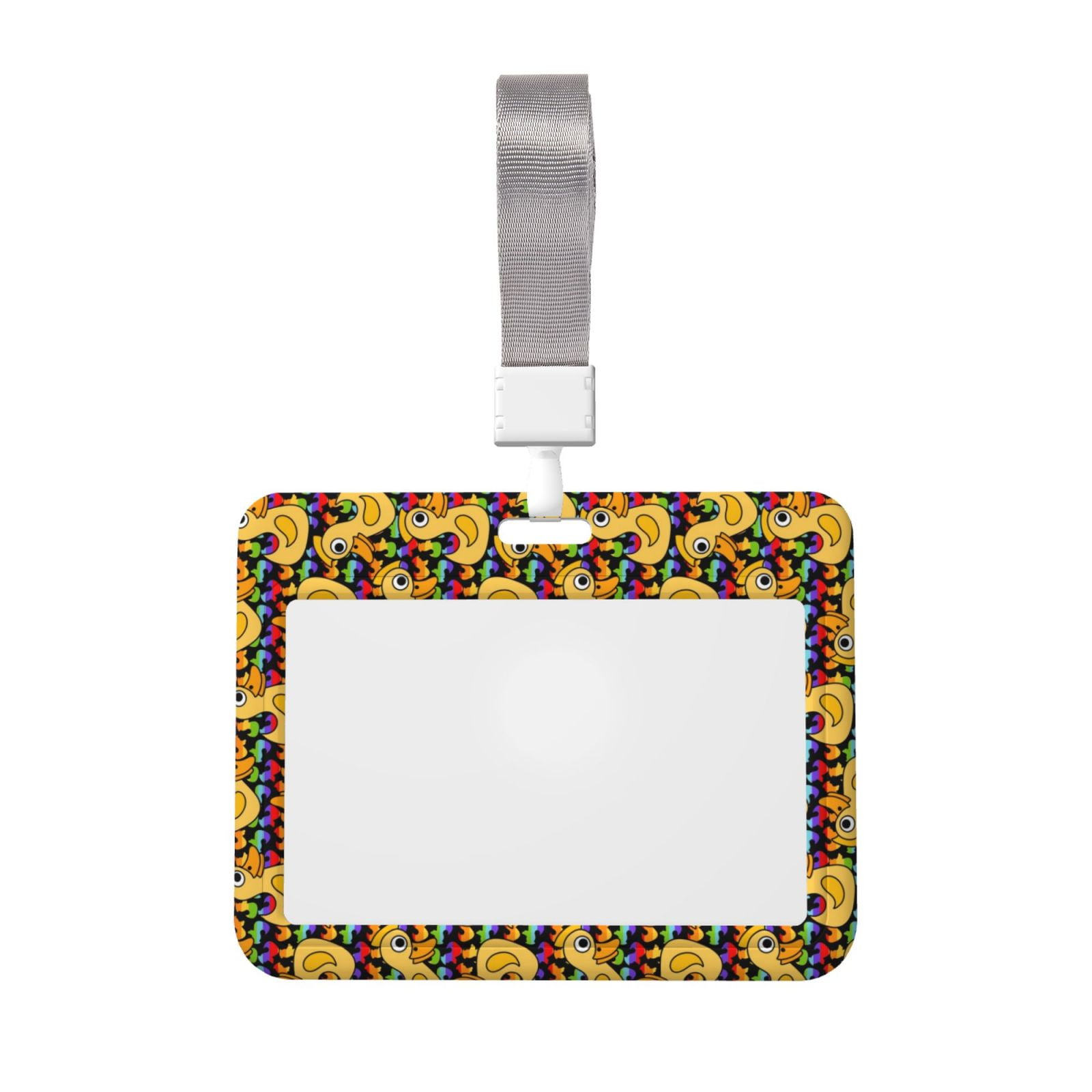 Cauagu Cartoon Ducks for ID Badge Holder,Badge Holder with Windows Key ...