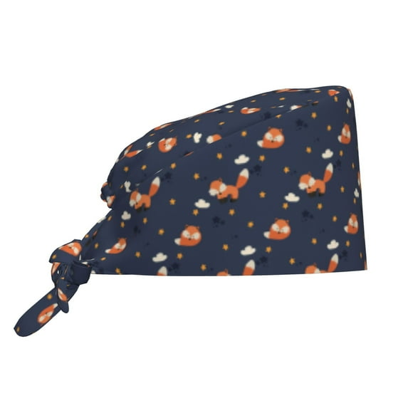 Cauagu Cartoon Fox Pattern 1 Pcs Working Caps,Adjustable Working Hats ...