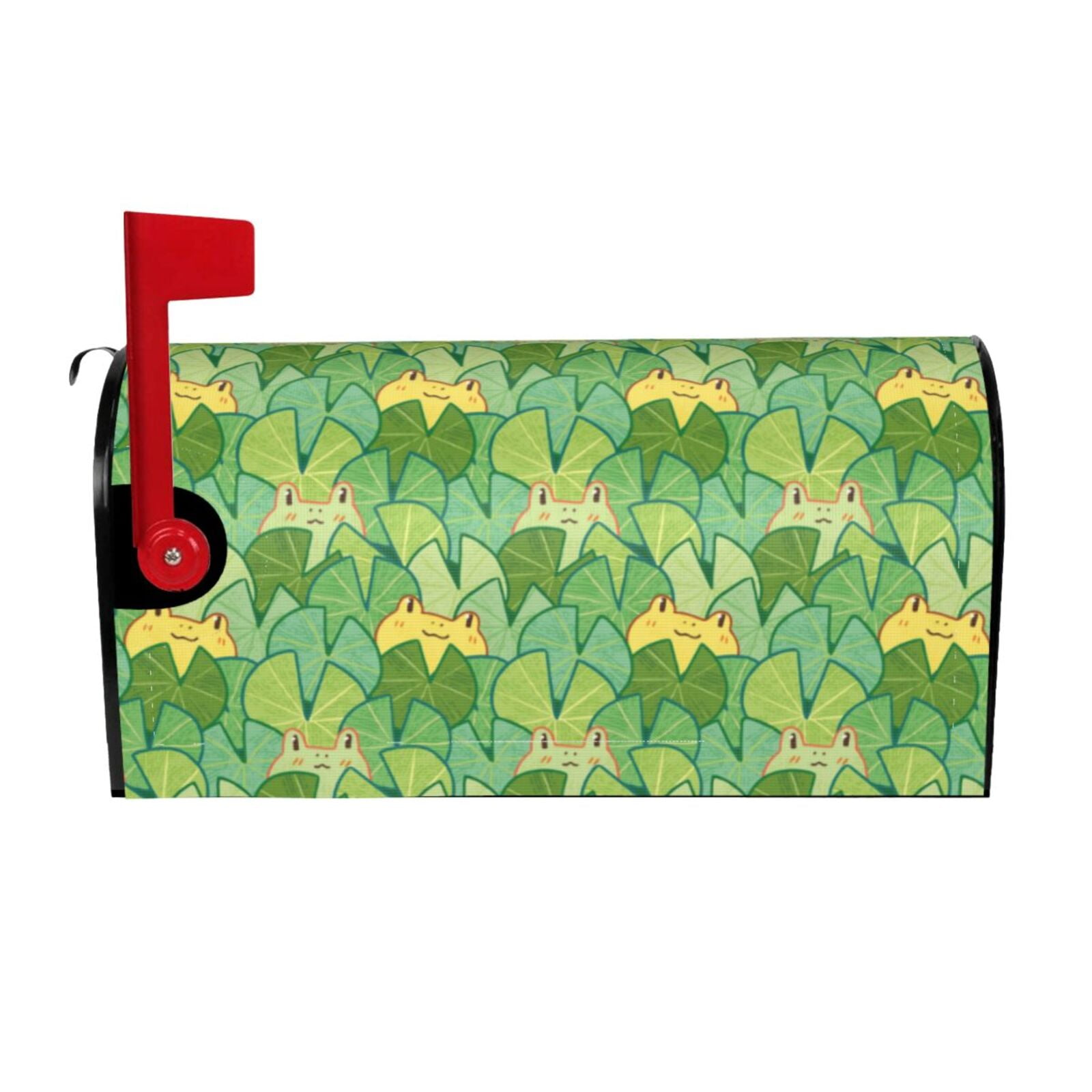 Cauagu Cartoon Frog And Lotus Leaf Pattern Magnetic Mailbox Covers ...