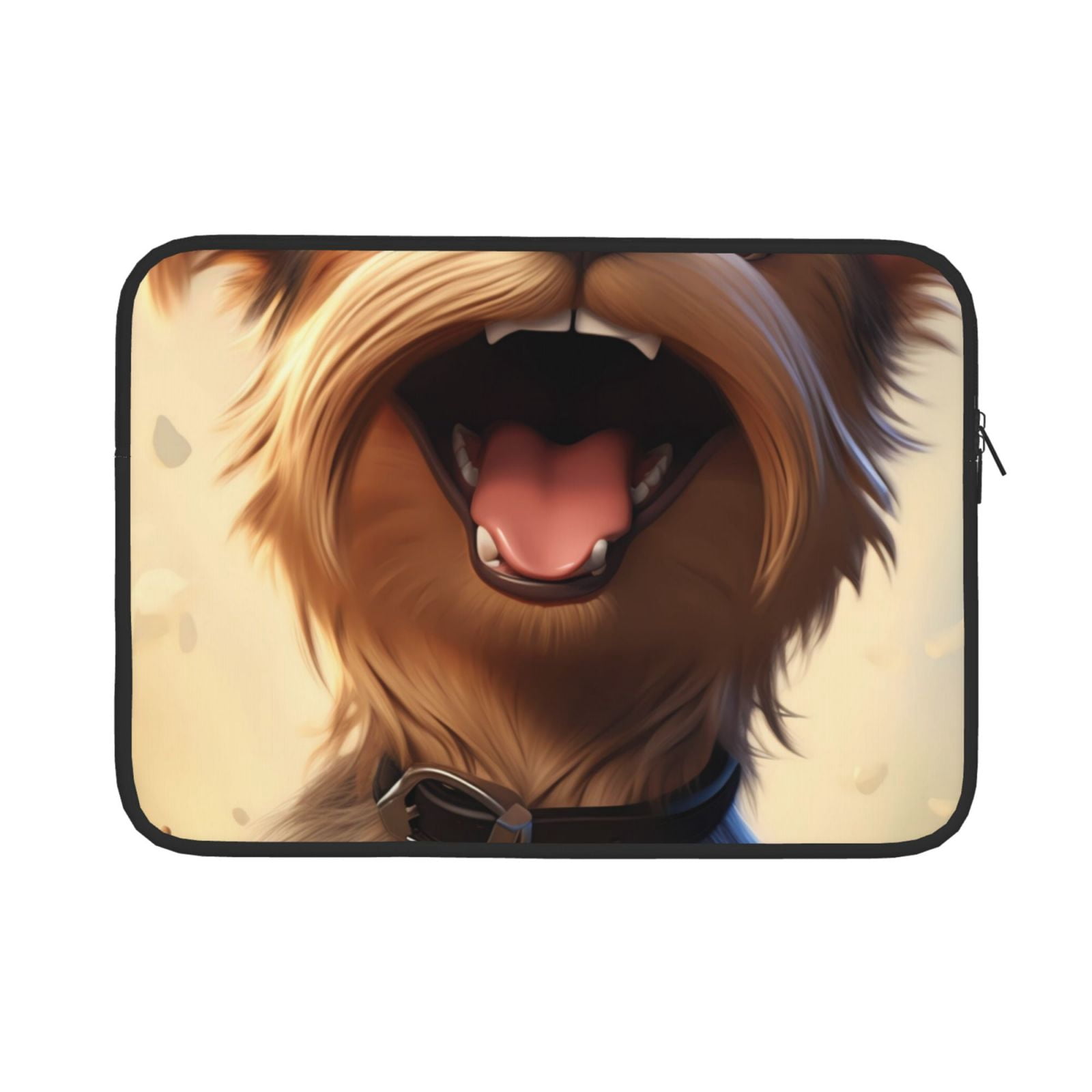 Cauagu Cartoon Happy Cute Puppy Print Laptop Sleeve Case, Laptop Cover ...