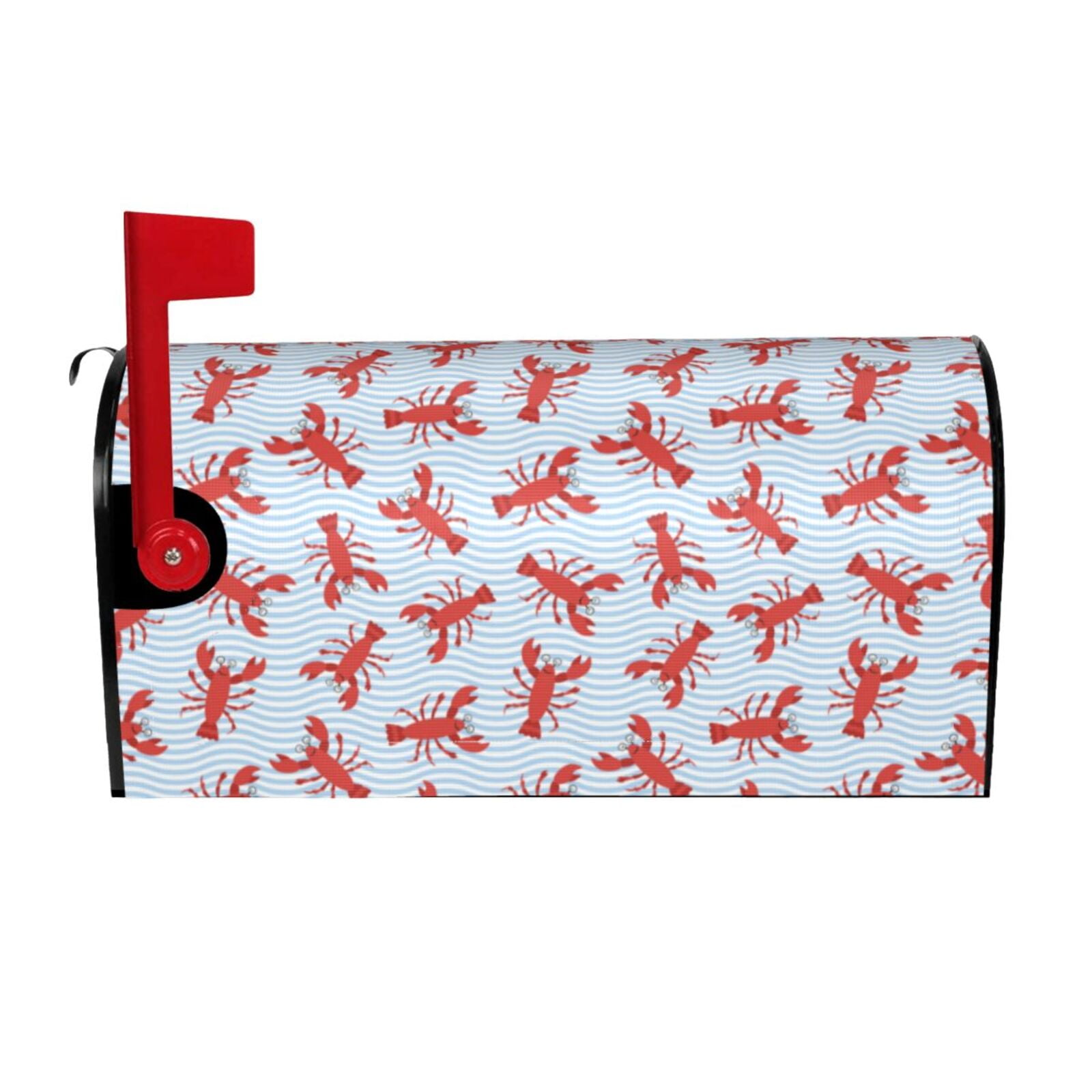 Cauagu Cartoon Lobsters 1 Pattern Magnetic Mailbox Covers, Mailbox ...