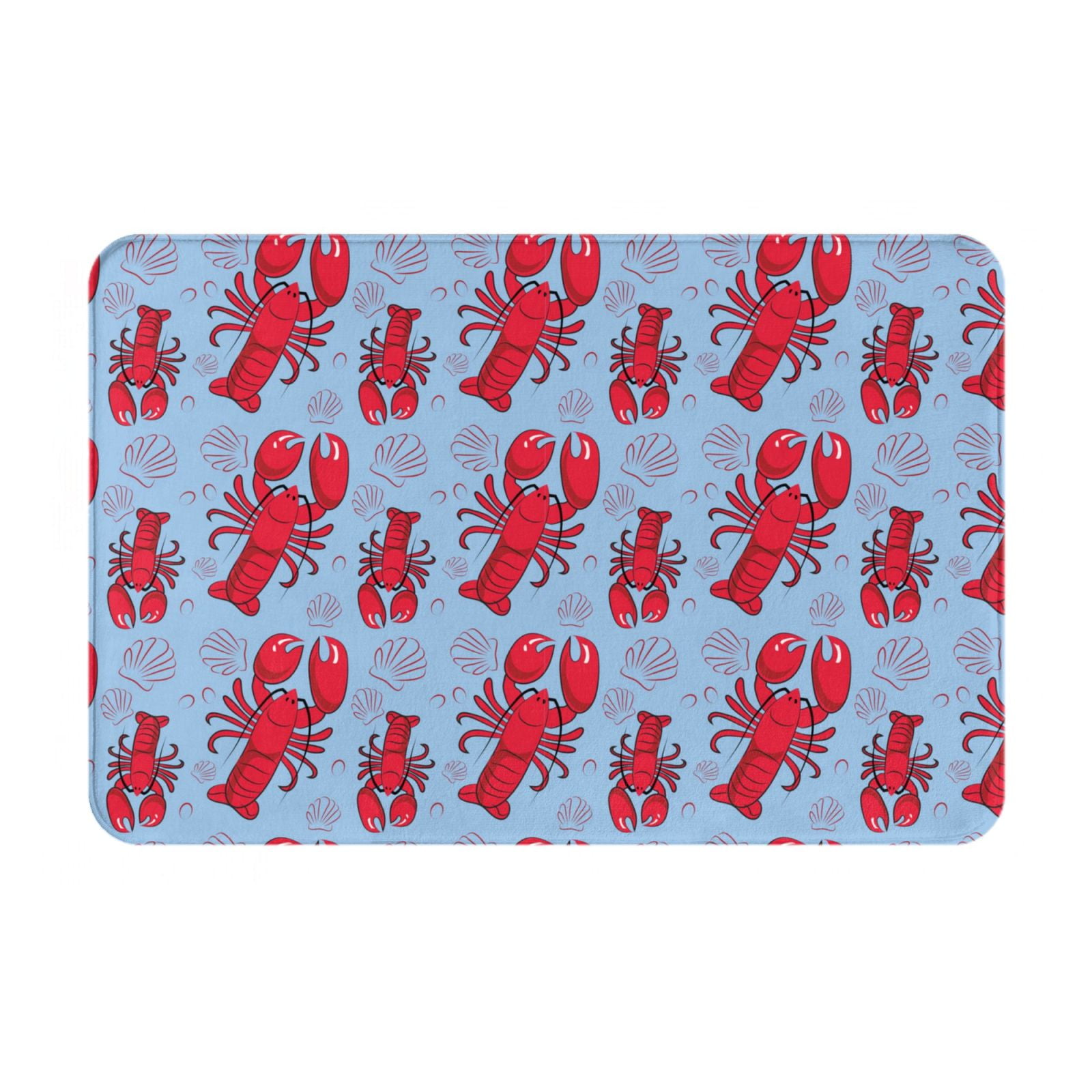 Cauagu Cartoon Lobsters 2 Print Front Door Mat for Indoor Entrance ...