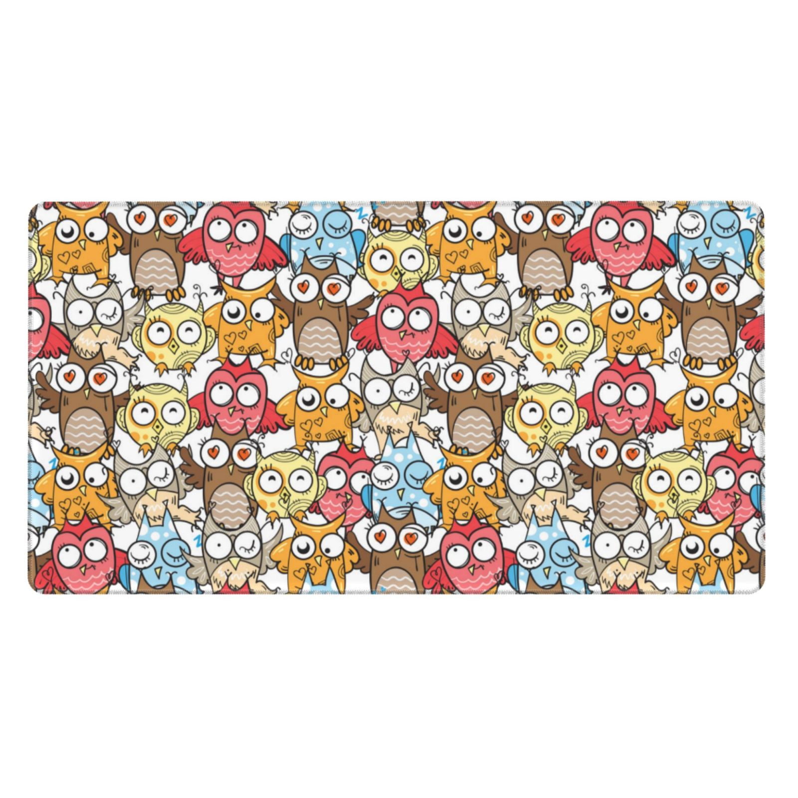 Cauagu Cartoon Owls 1 for Large Mouse Pad,XXL Extended Gaming Mouse Mat ...