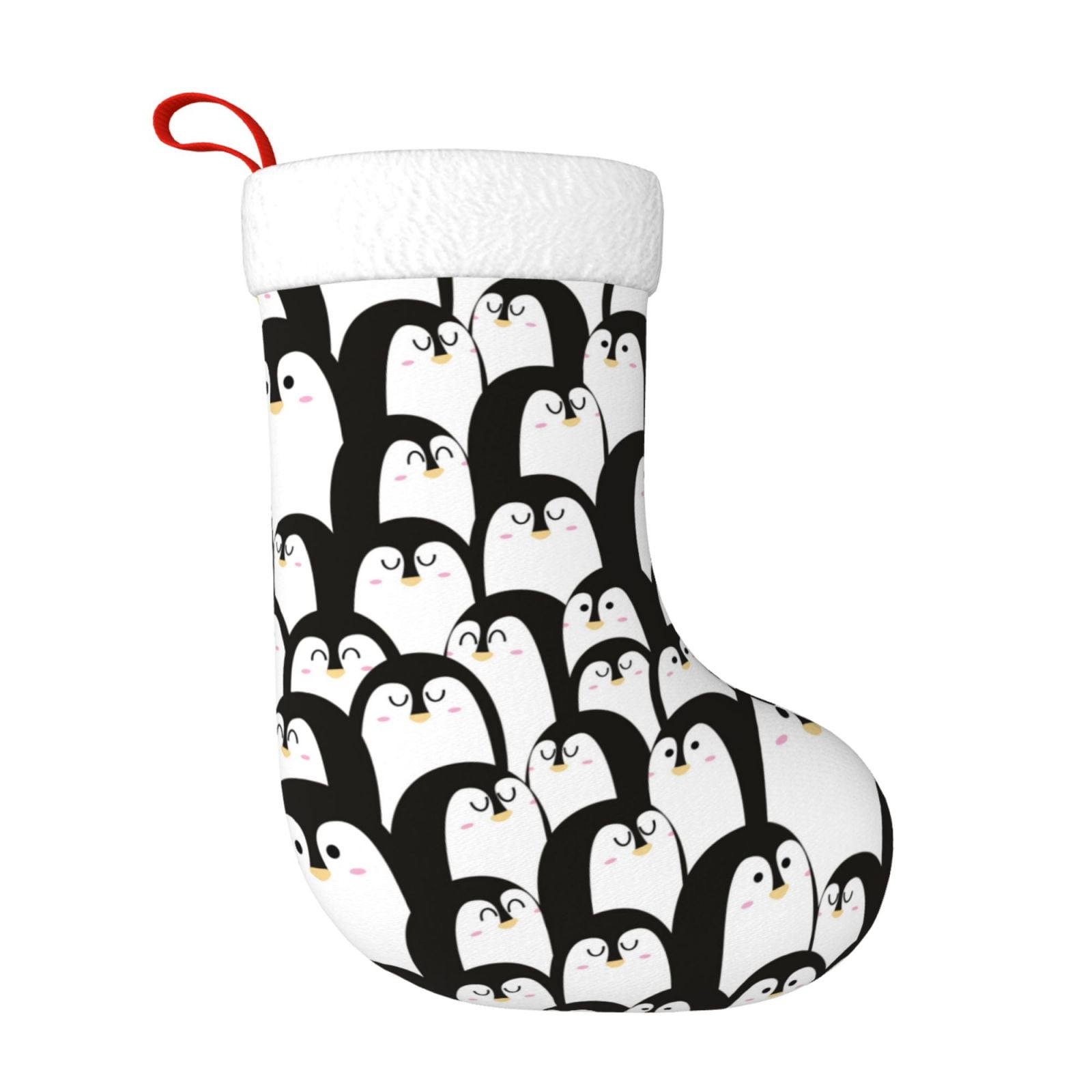 Cauagu Cartoon Penguin for Christmas Stockings,1-Pack Large Xmas ...