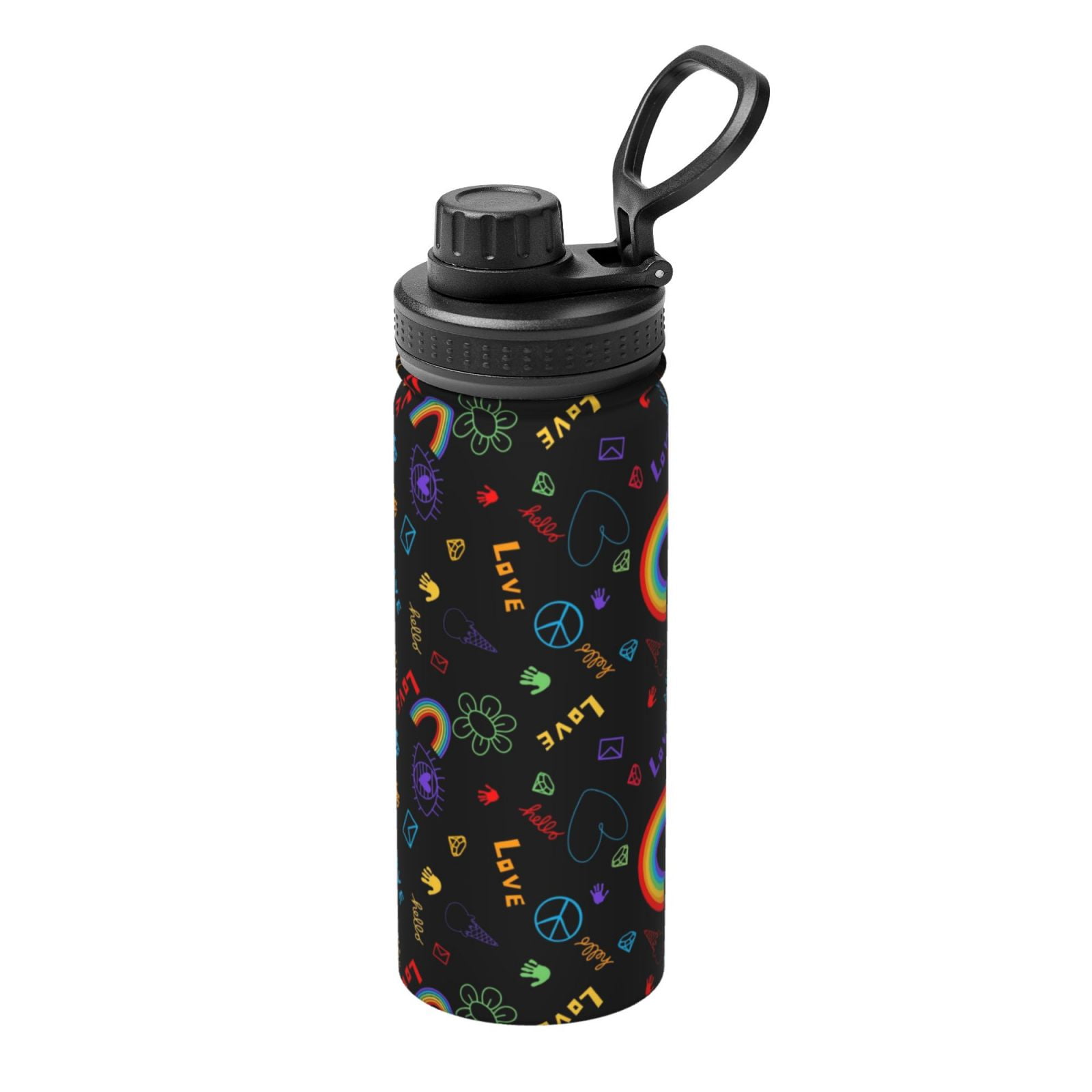 Cauagu Cartoon Pride Lgbt Print 18oz Vacuum Insulated Stainless Steel ...