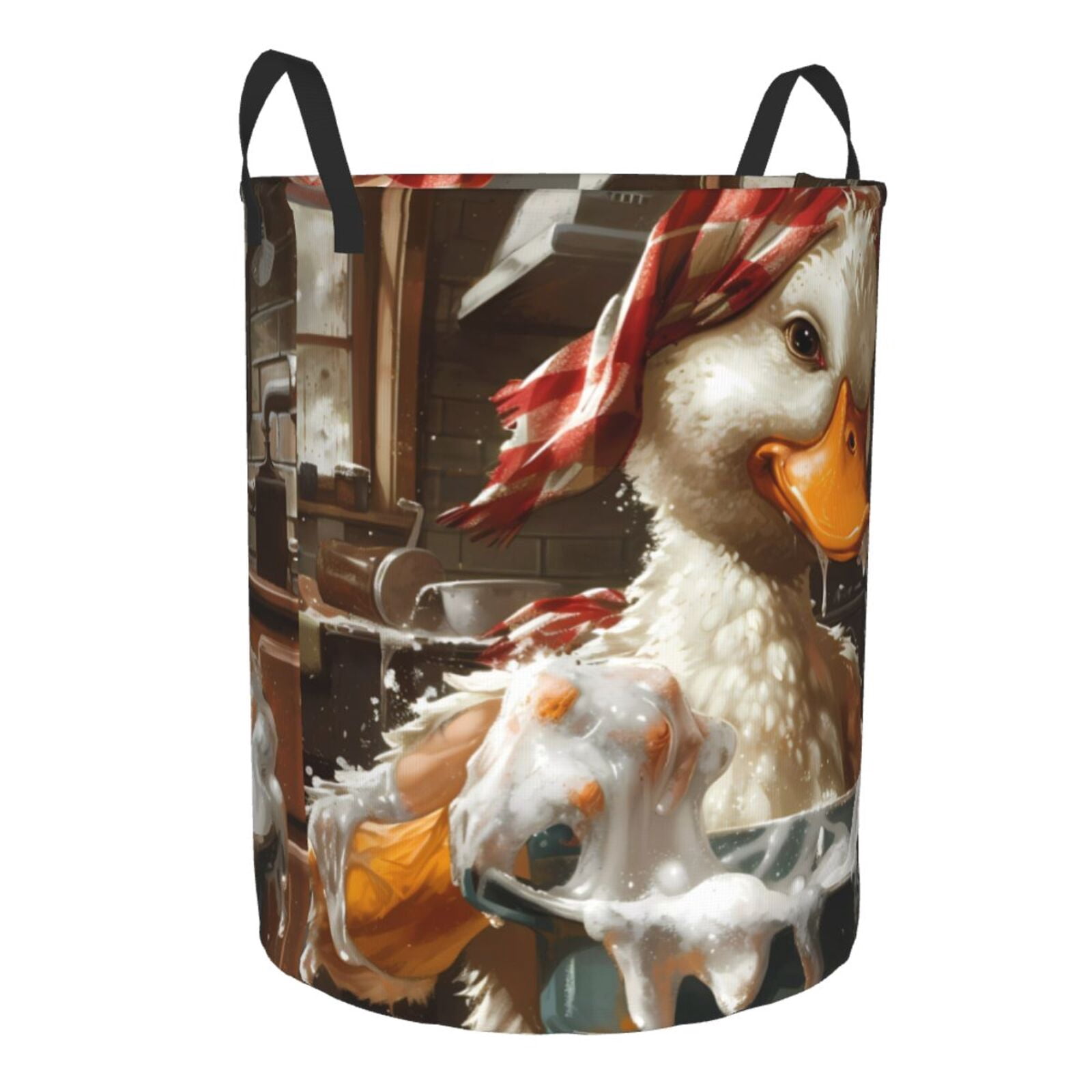 Cauagu Cartoon Scottish Duck for Laundry Basket,Collapsible Organizer ...