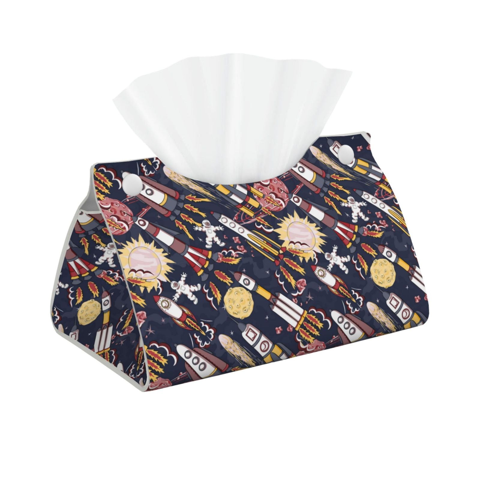 Cauagu Cartoon Space 1 for Large Tissue Box Cover Rectangular–Plus Size ...