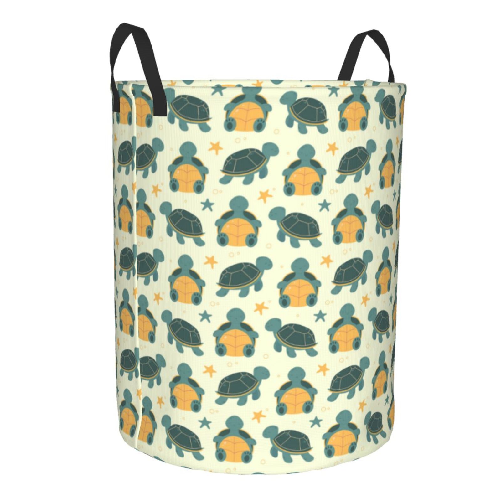 Cauagu Cartoon Turtles for Laundry Basket,Collapsible Organizer Basket ...