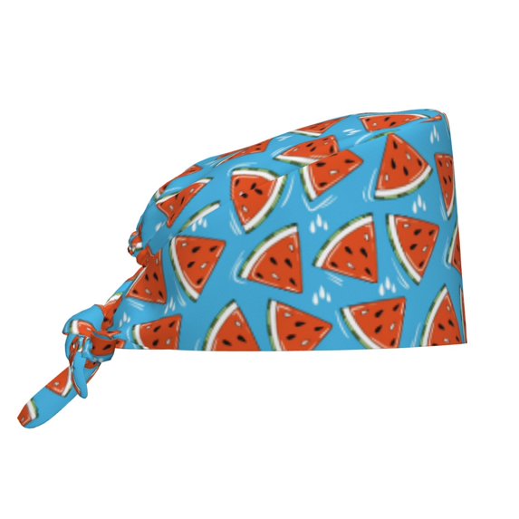 Cauagu Cartoon Watermelon Pattern 1 Pcs Working Caps,Adjustable Working ...