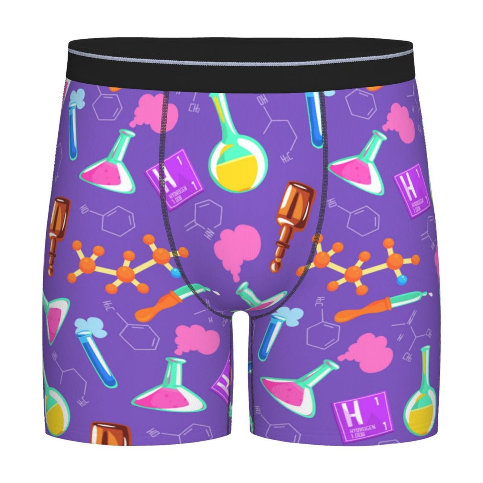 Cauagu Chemistry Tools Print Men's Boxer Briefs, Funny & Cute Underwear ...