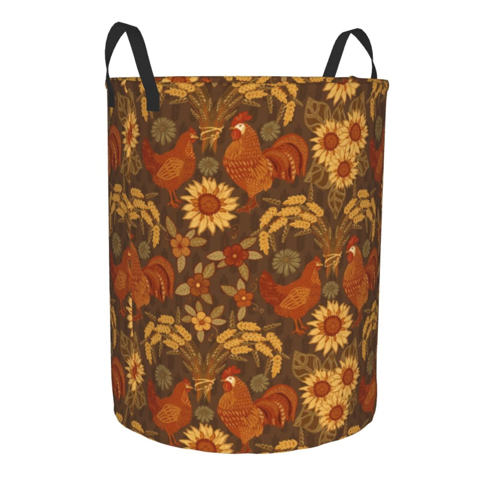 Cauagu Chicken And Rooster for Laundry Basket,Collapsible Organizer ...