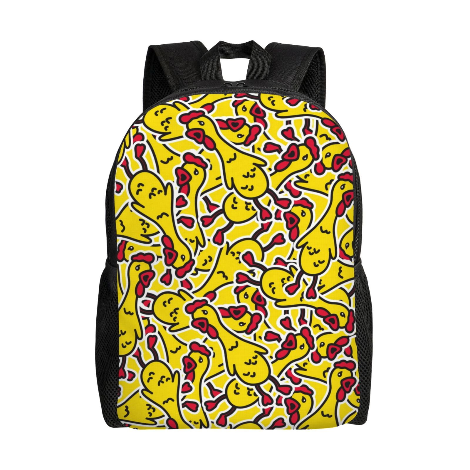 Cauagu Chicken Cartoon Print Backpacks,Travel Daypack Casual Laptop ...
