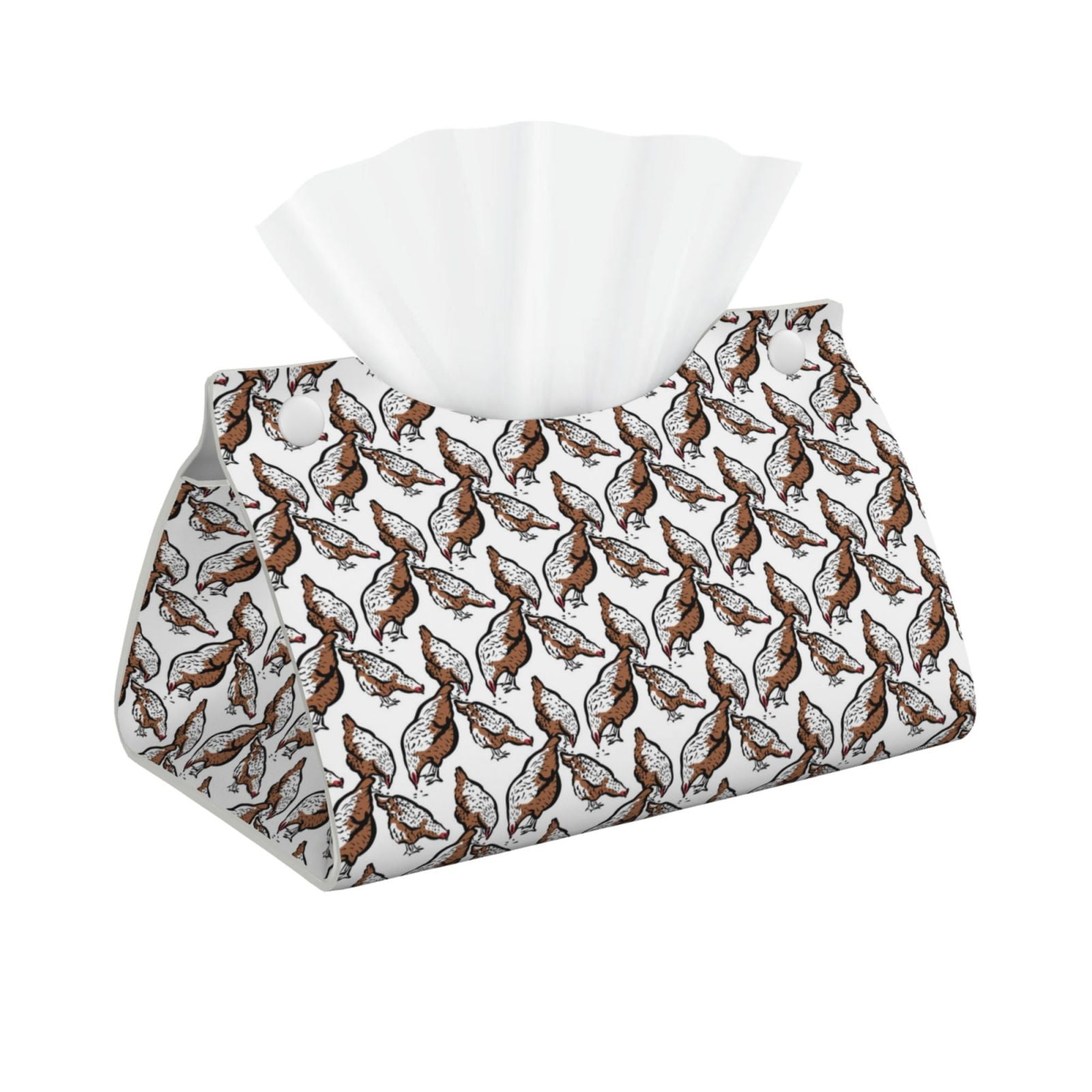 Cauagu Chickens Peck Grain for Large Tissue Box Cover Rectangular–Plus ...