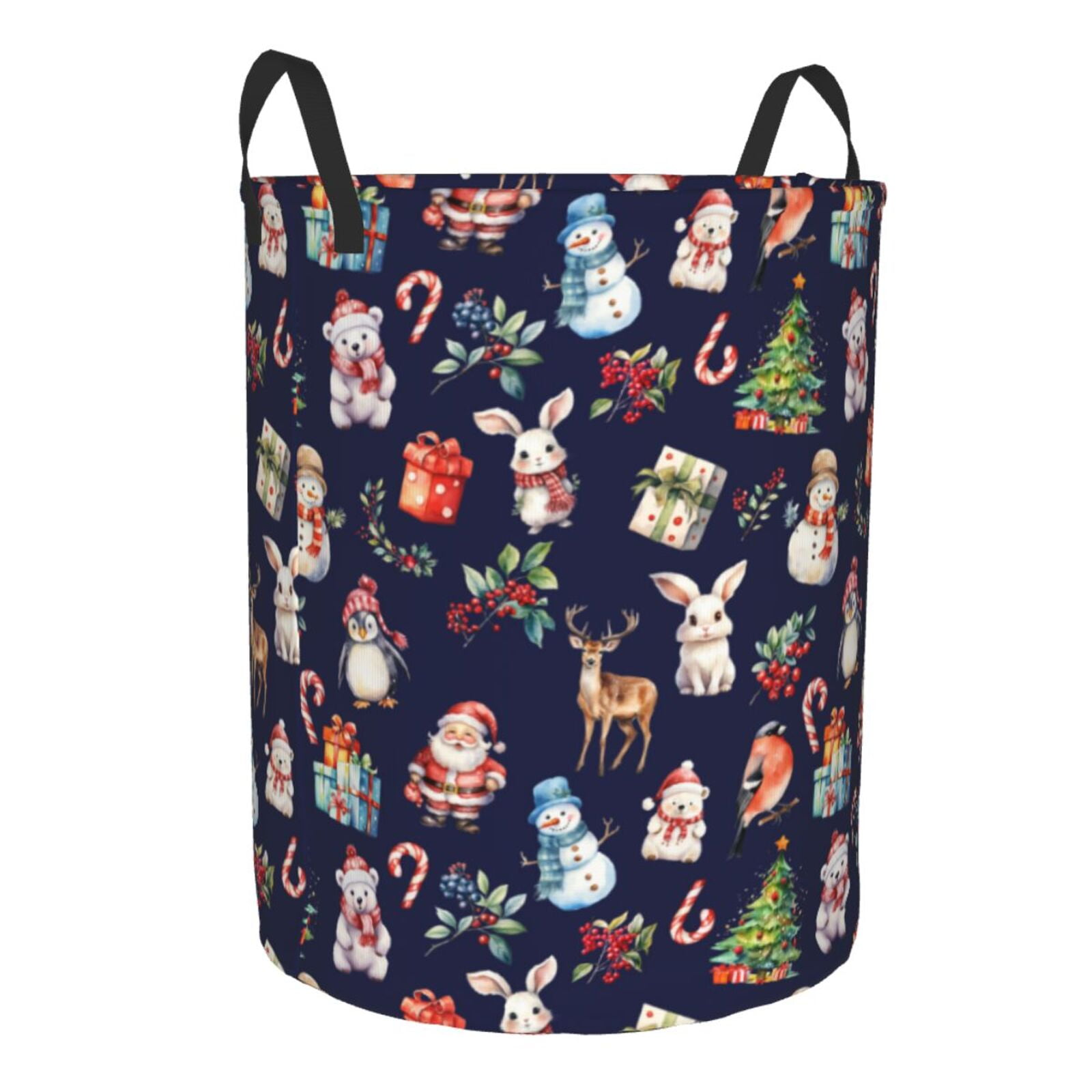 Cauagu Christmas Critters Delight for Laundry Basket,Collapsible ...