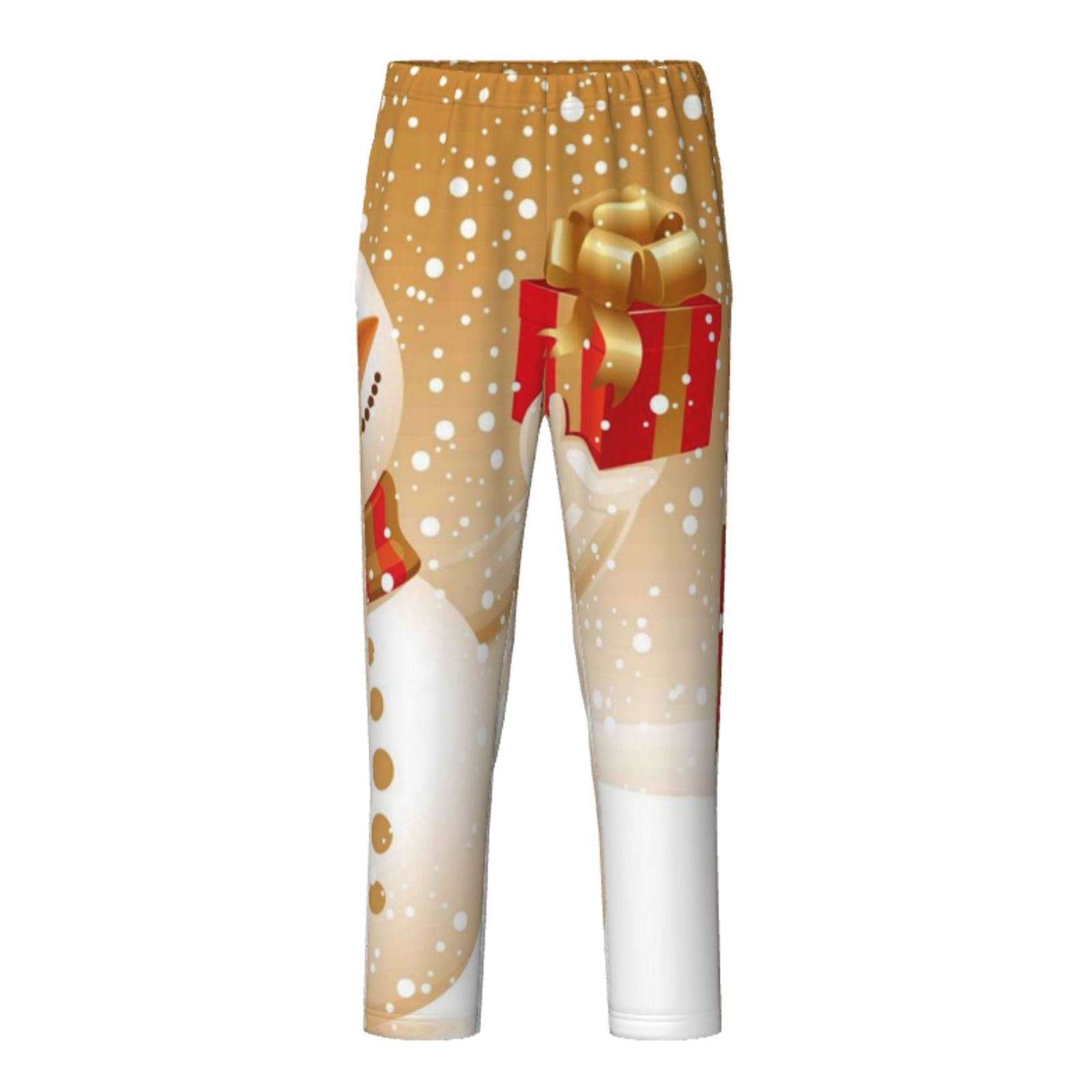 Cauagu Christmas Snowman Gift for Cute Pajamas Pants,Elastic Waist ...