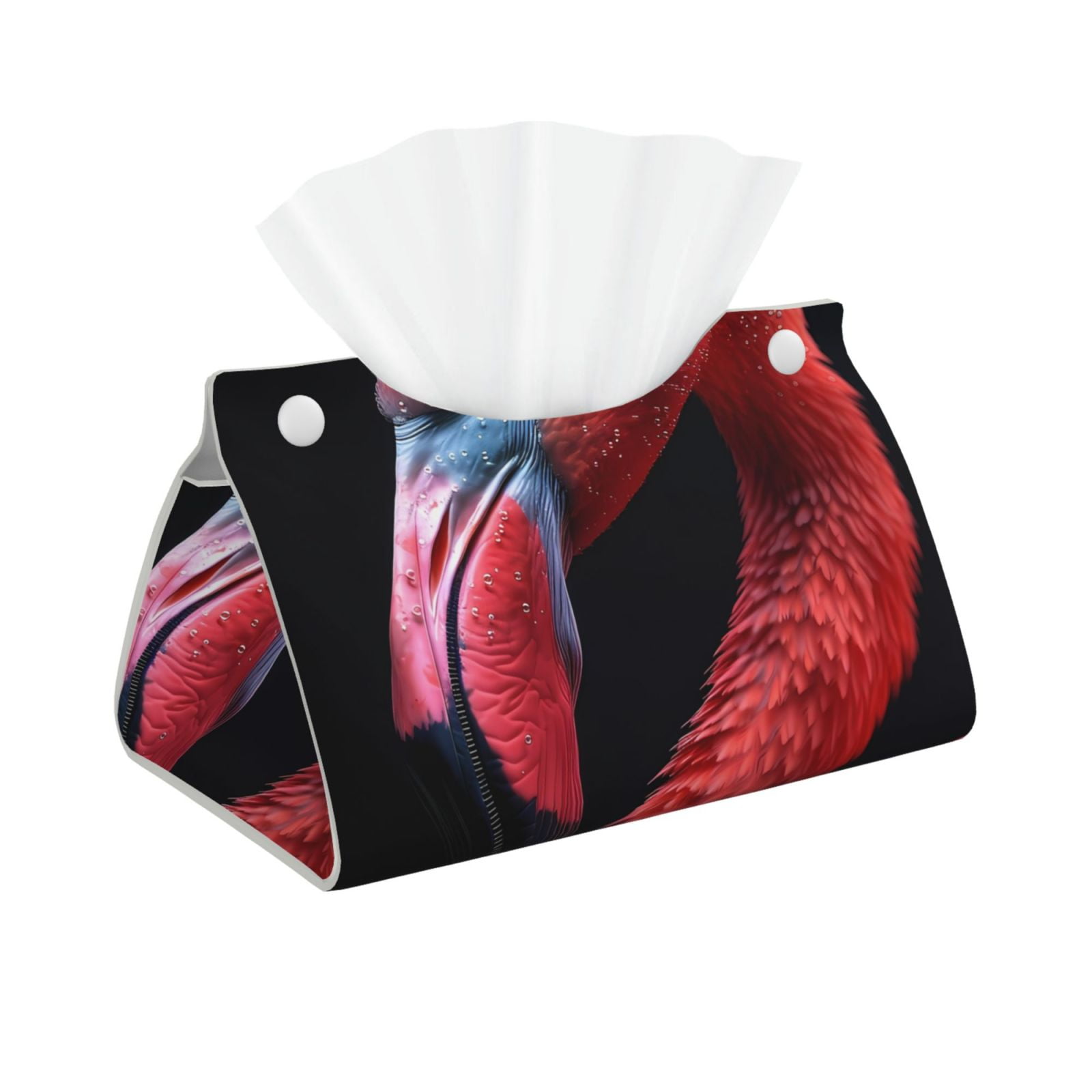 Cauagu Closeup Red Flamingo Portrait for Large Tissue Box Cover ...