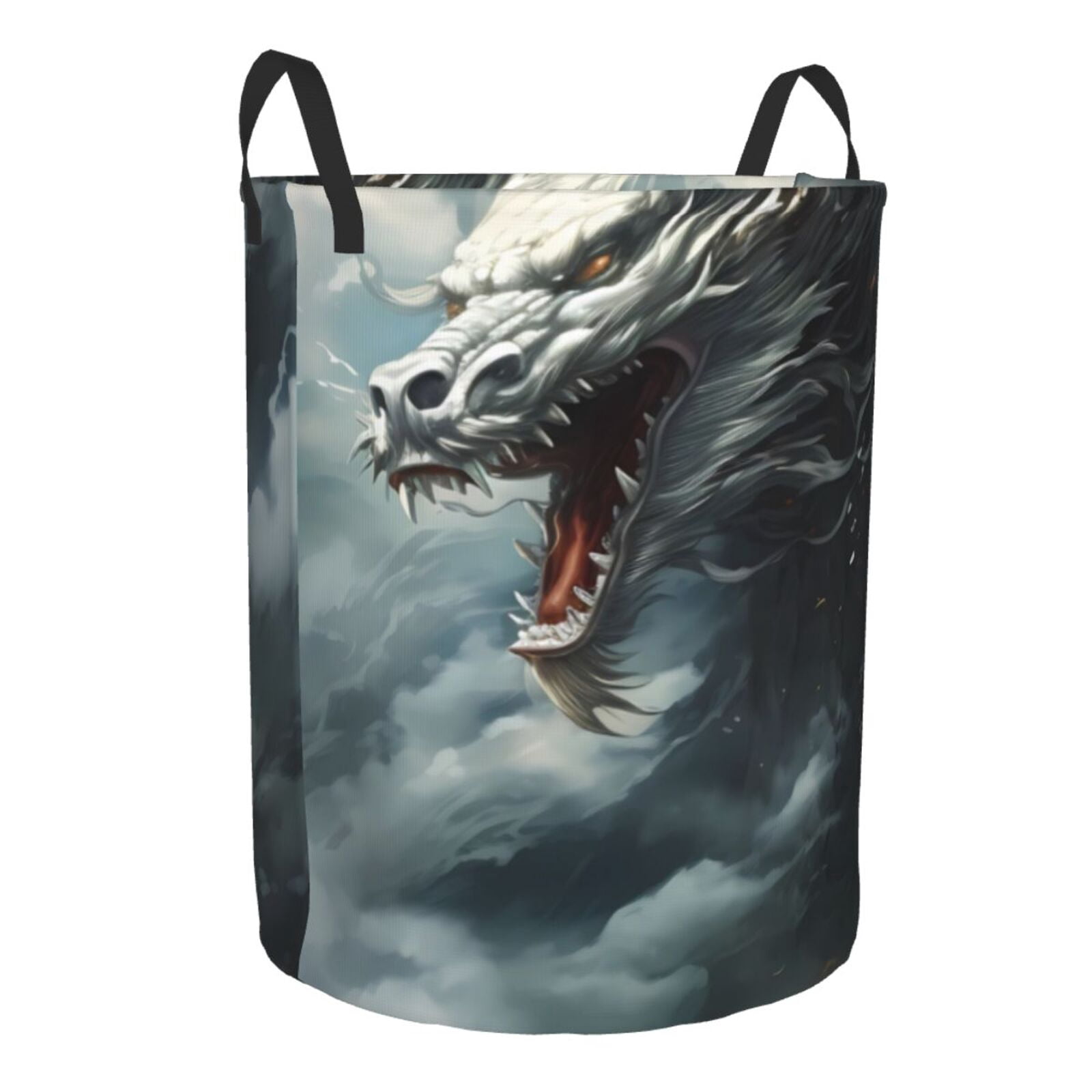 Cauagu Cloud White Dragon for Laundry Basket,Collapsible Organizer ...