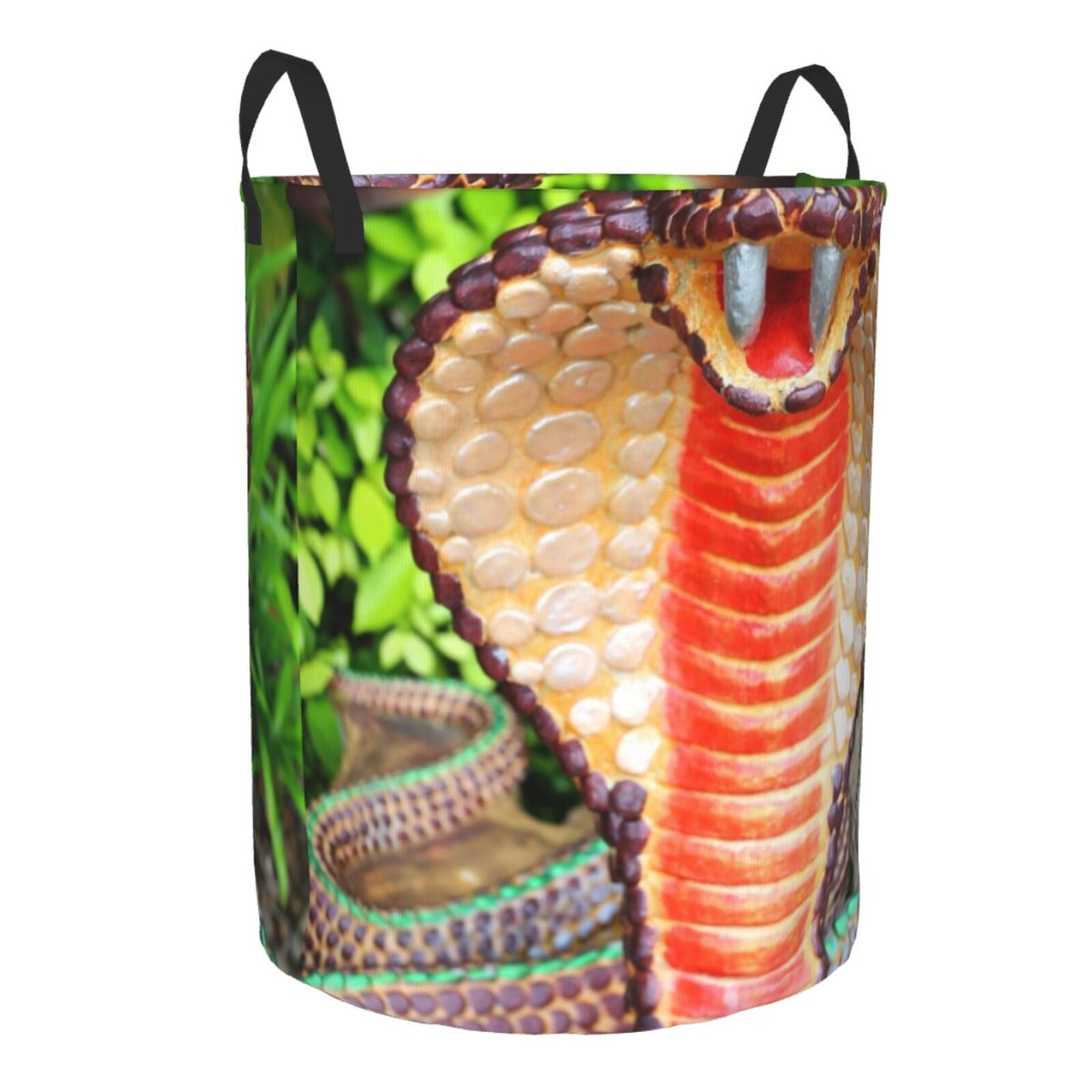Cauagu Cobra Snake for Laundry Basket,Collapsible Organizer Basket for ...